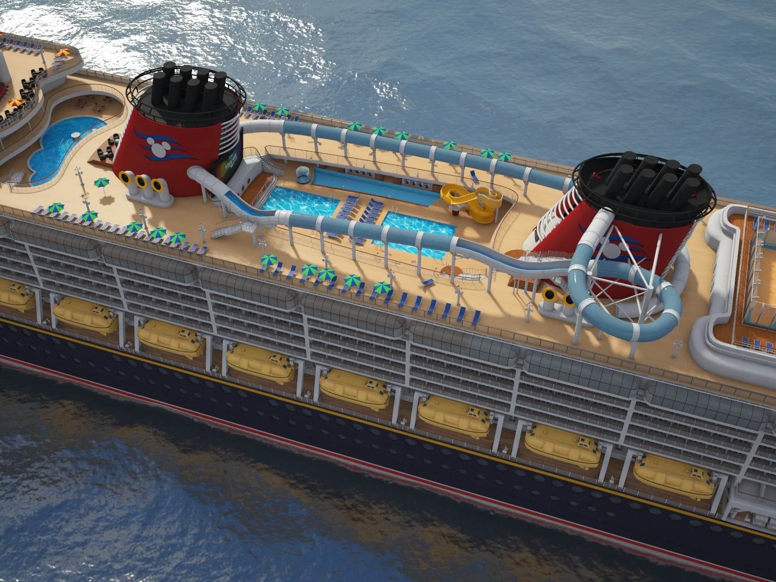 Disney Dream Cruise Ship - 3D Model by SQUIR