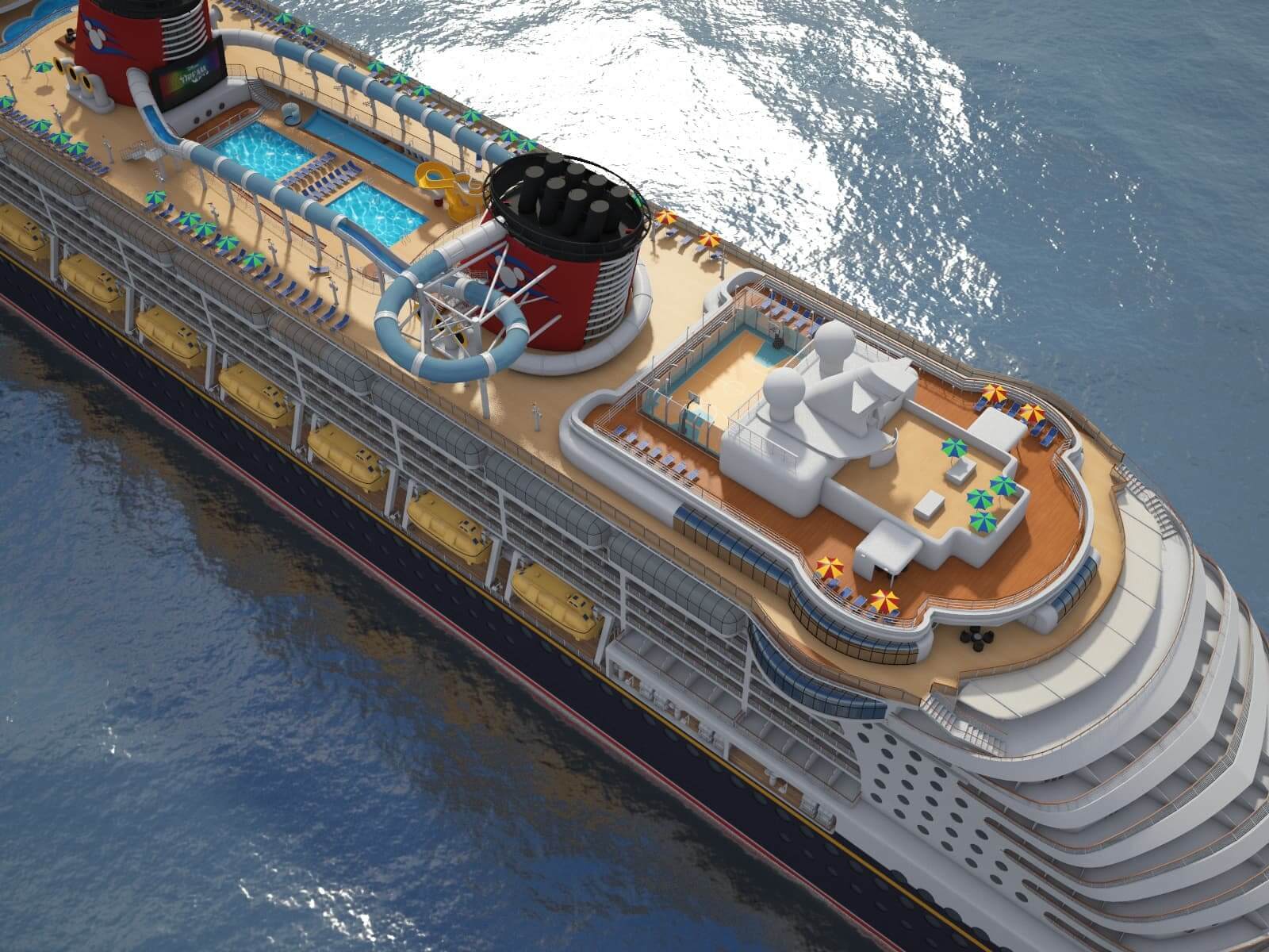 Disney Dream Cruise Ship - 3D Model by SQUIR