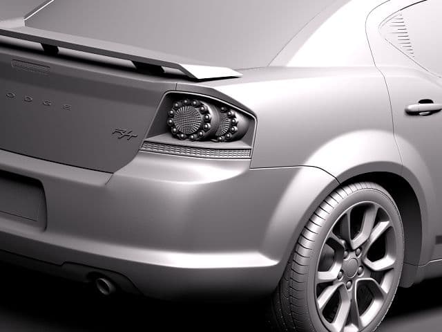 Dodge Avenger RT 2012 - 3D Model by SQUIR
