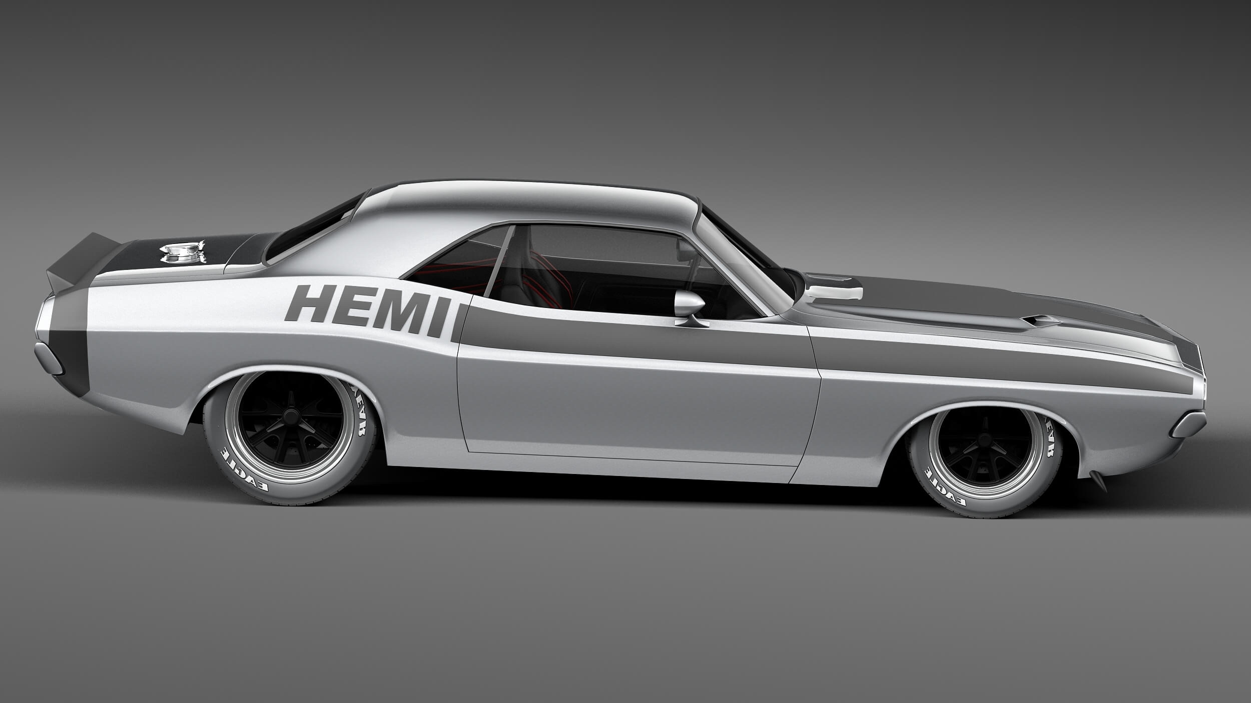 Dodge Challenger 1970 Pro Touring - 3D Model by SQUIR