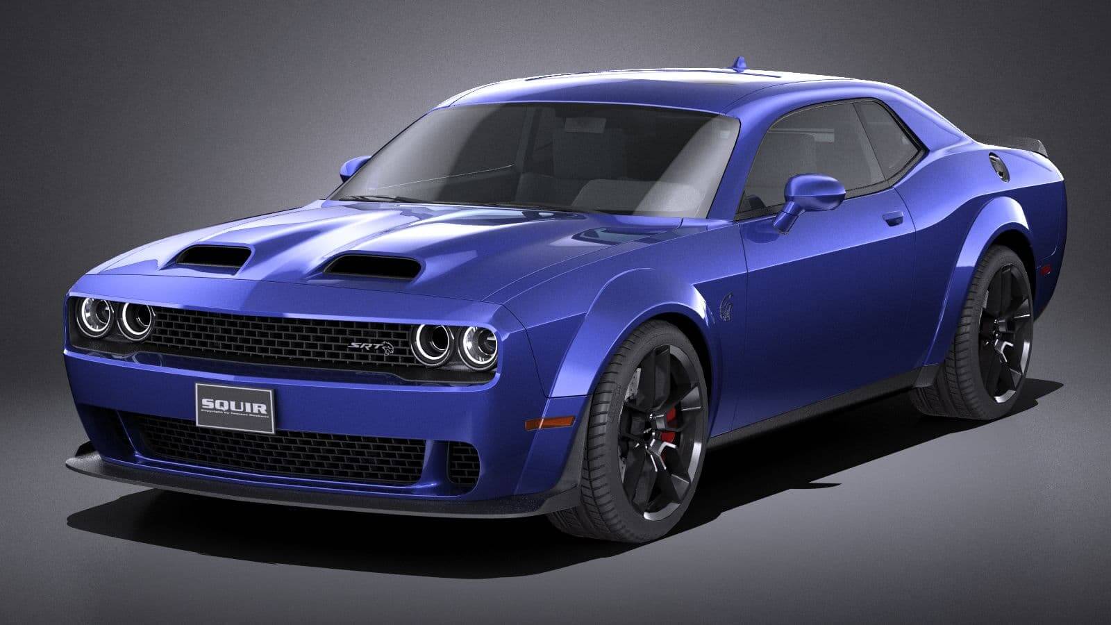 Dodge Challenger SRT Hellcat 2019 - 3D Model by SQUIR