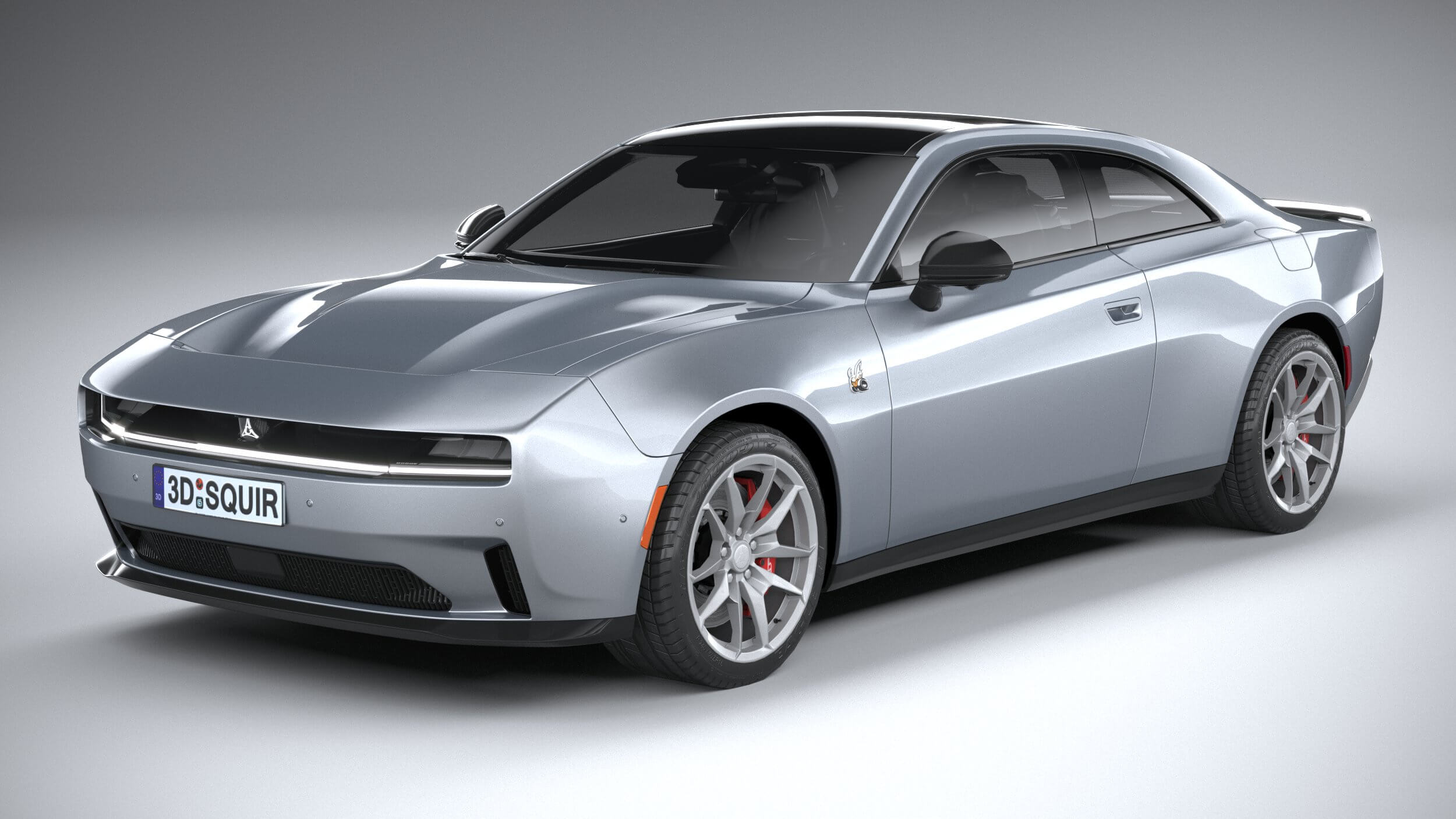 Dodge Charger Daytona 2024 Low Poly - 3D Model by SQUIR