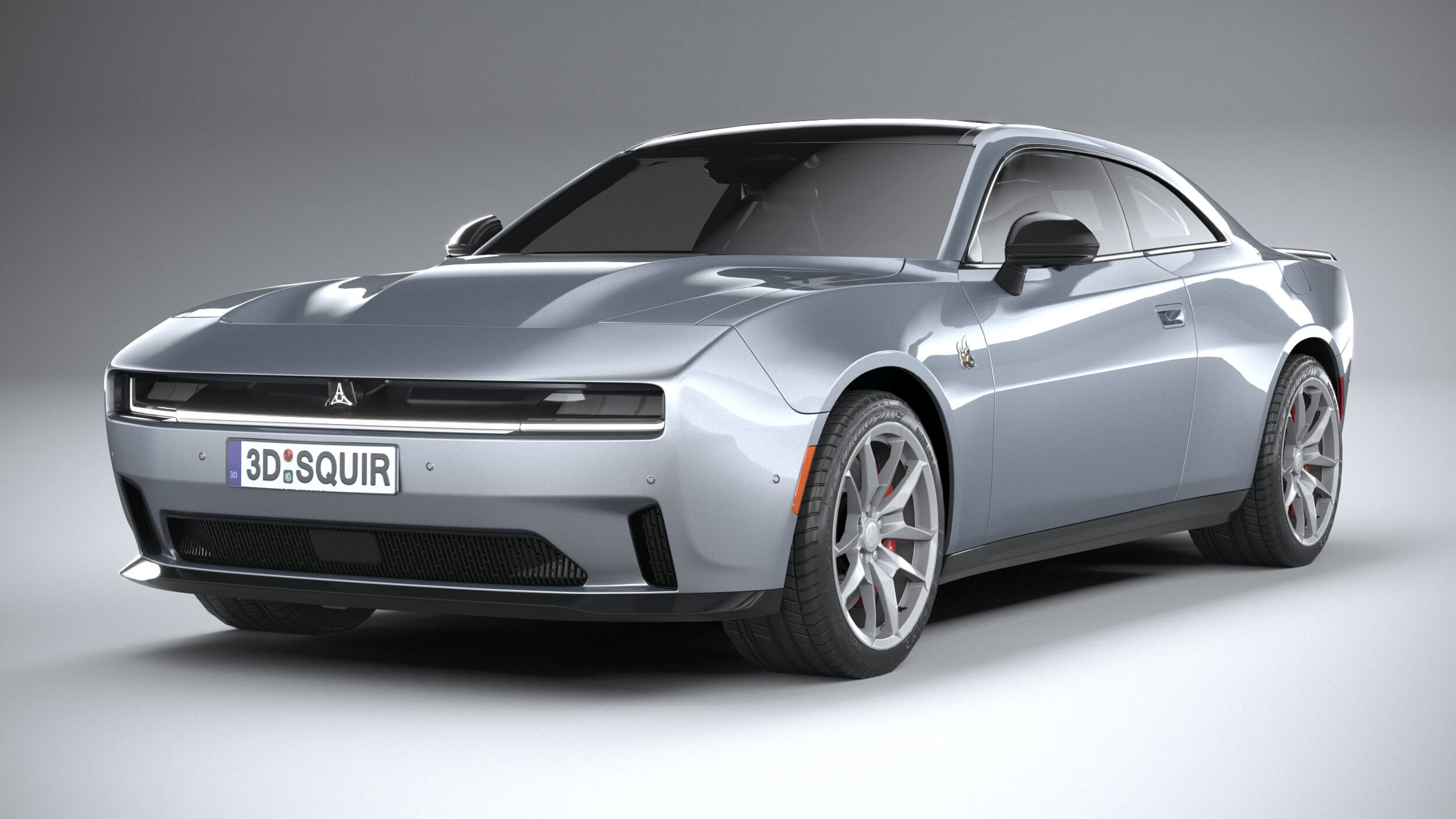 Dodge Charger Daytona 2024 Low Poly - 3D Model by SQUIR