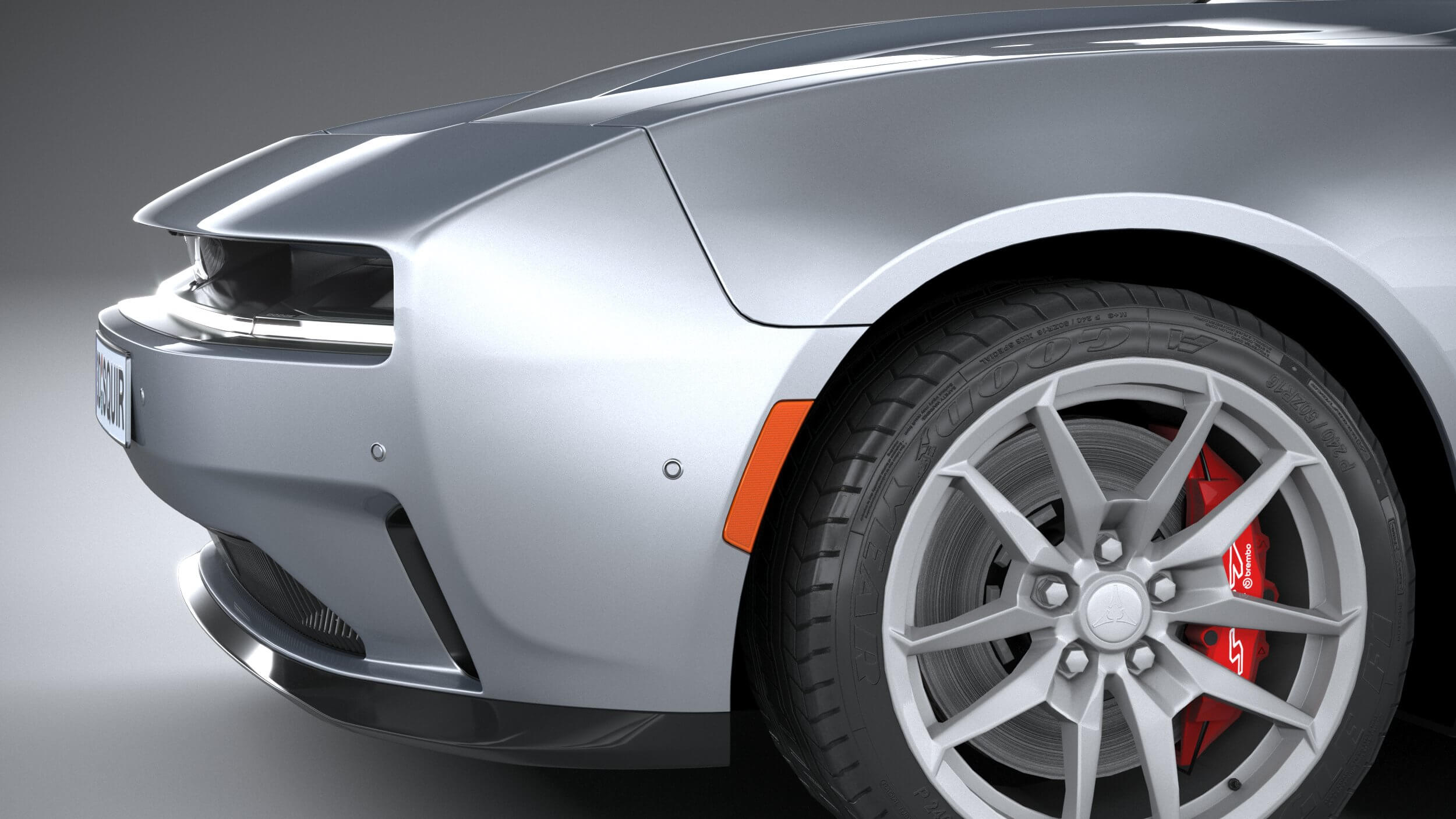 Dodge Charger Daytona 2024 Low Poly - 3D Model by SQUIR