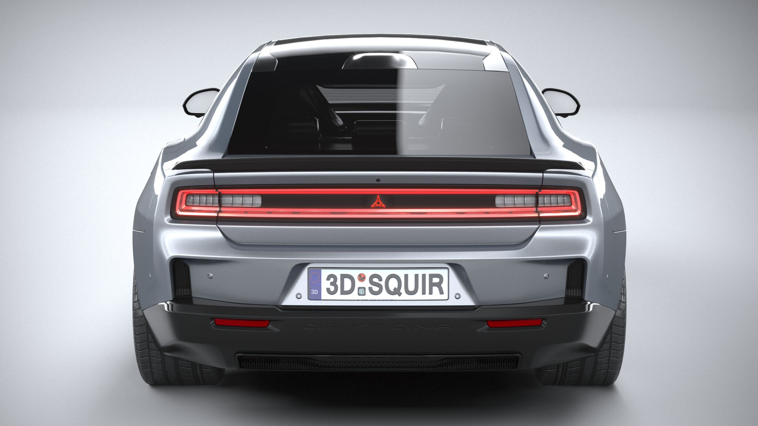 Dodge Charger Daytona 2024 Low Poly - 3D Model by SQUIR