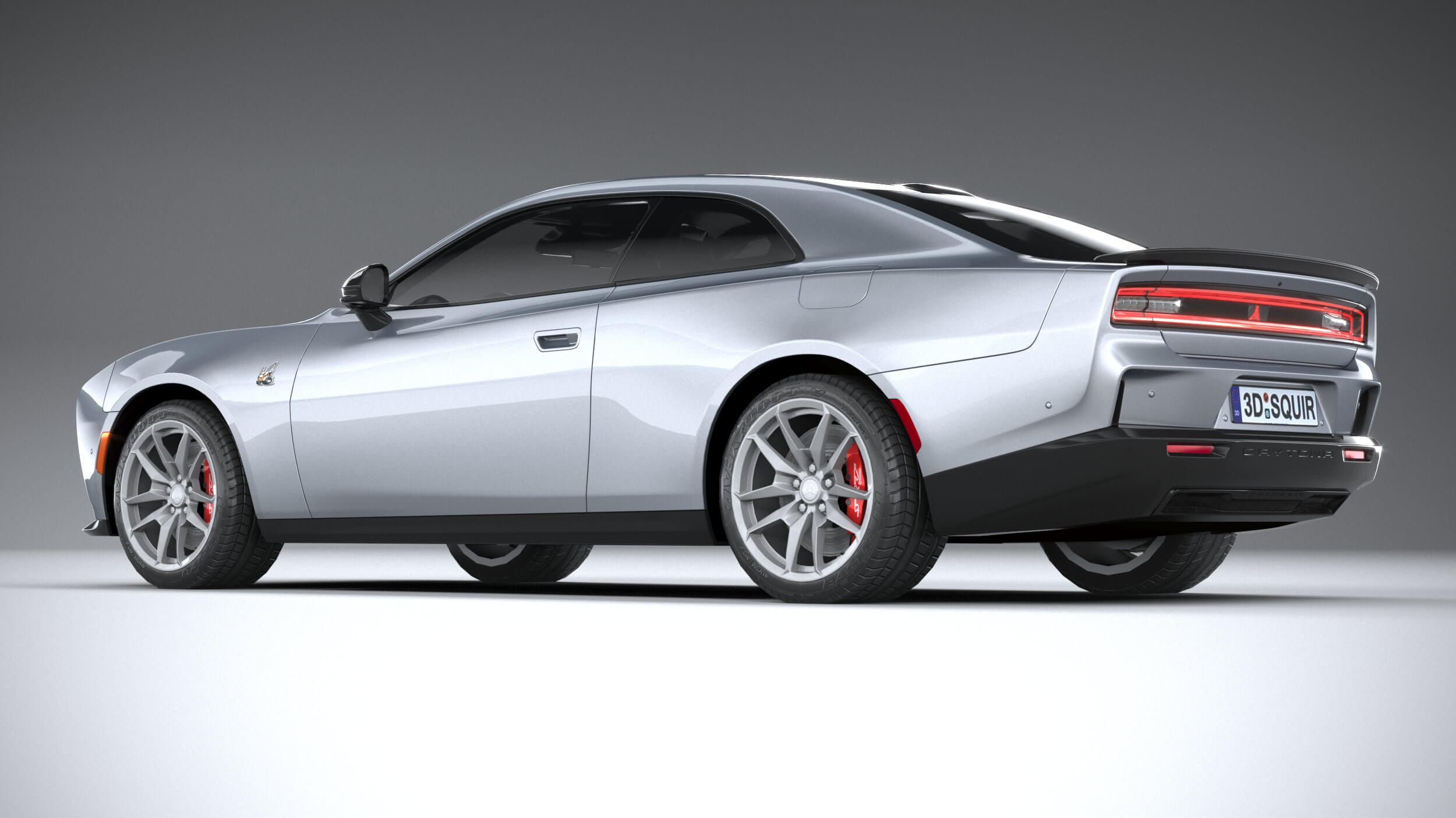 Dodge Charger Daytona 2024 Low Poly - 3D Model by SQUIR