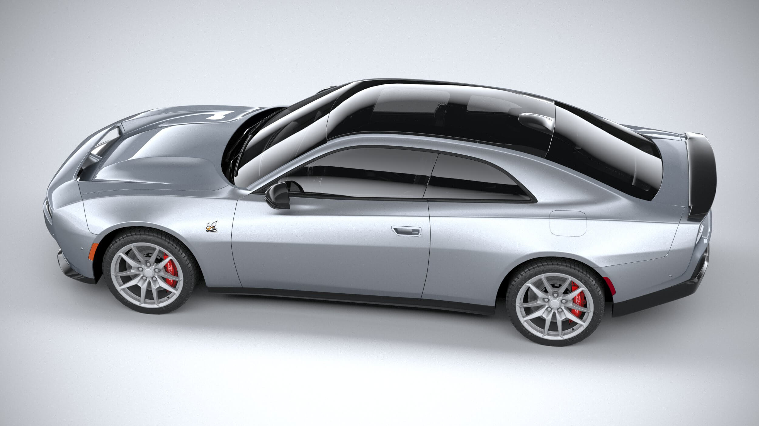 Dodge Charger Daytona 2024 Low Poly - 3D Model by SQUIR