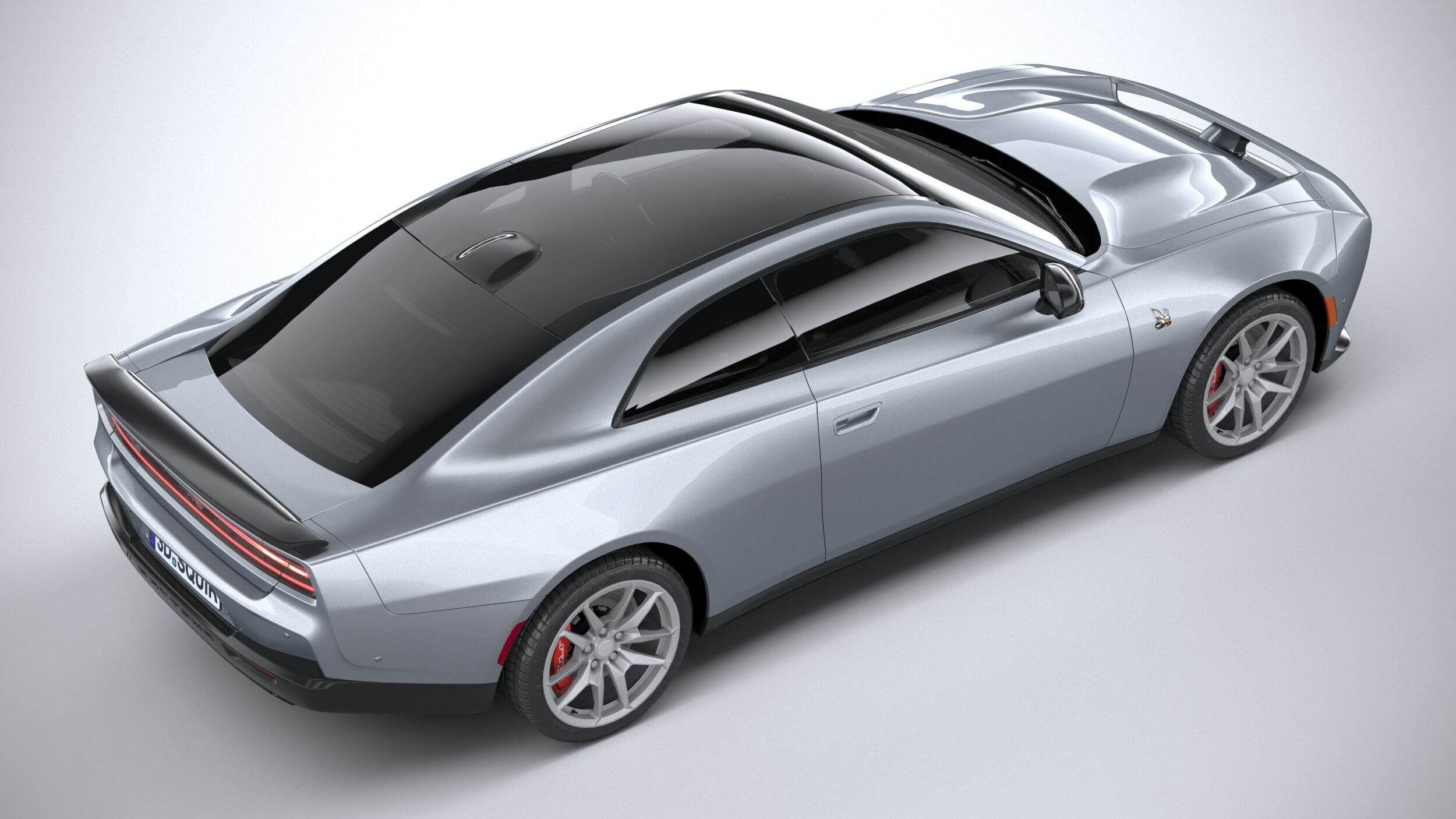 Dodge Charger Daytona 2024 Low Poly - 3D Model by SQUIR