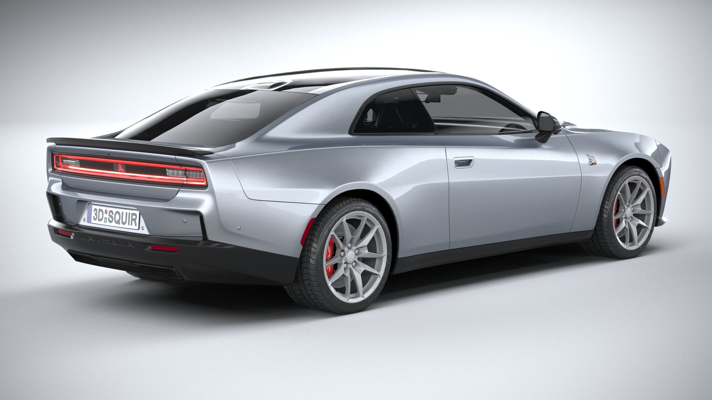 Dodge Charger Daytona 2024 Low Poly - 3D Model by SQUIR