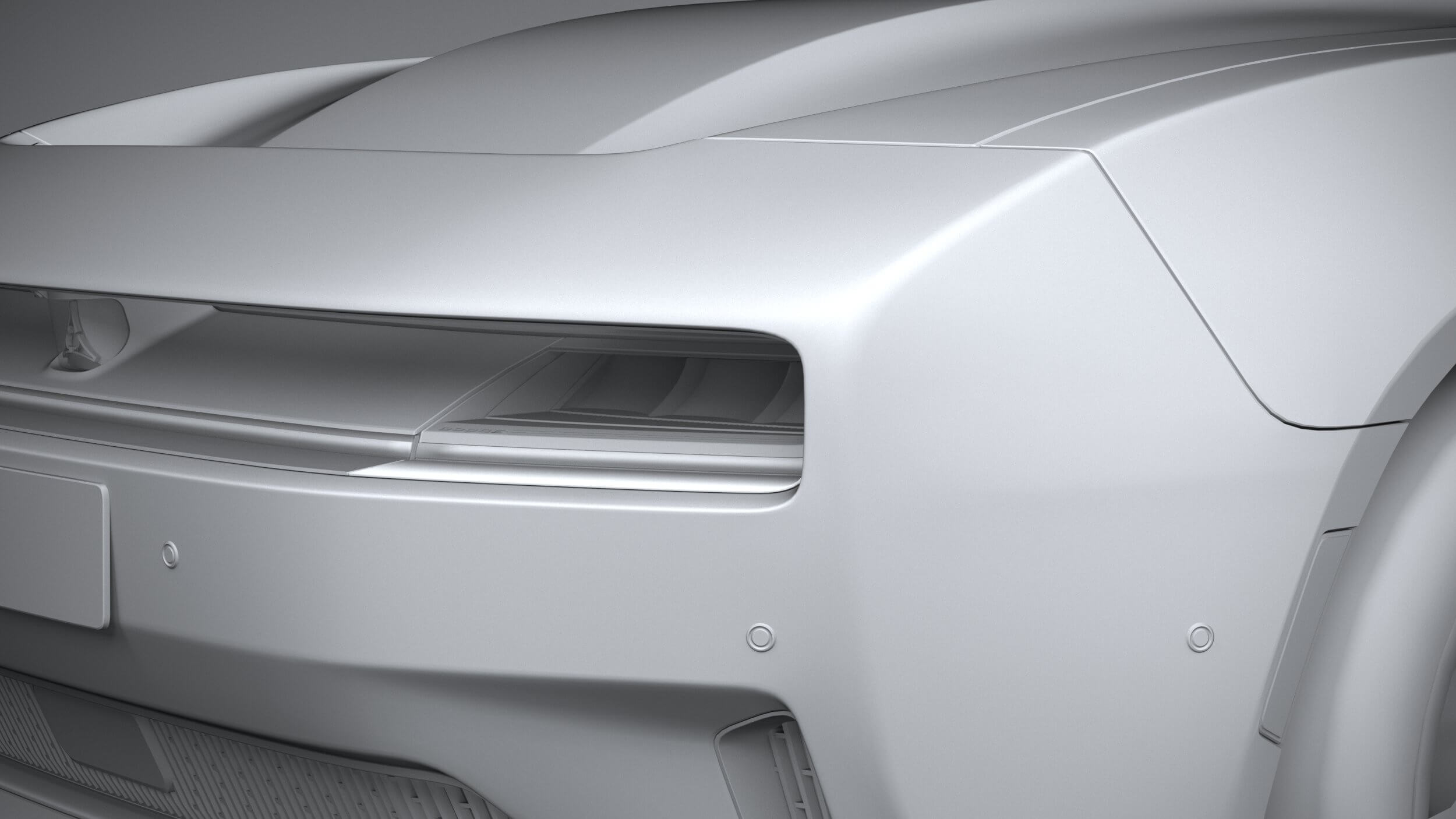 Dodge Charger Daytona 2024 Low Poly - 3D Model by SQUIR