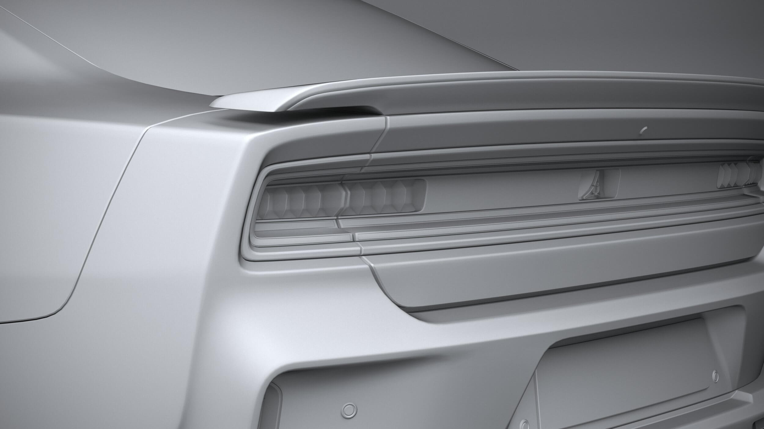 Dodge Charger Daytona 2024 Low Poly - 3D Model by SQUIR