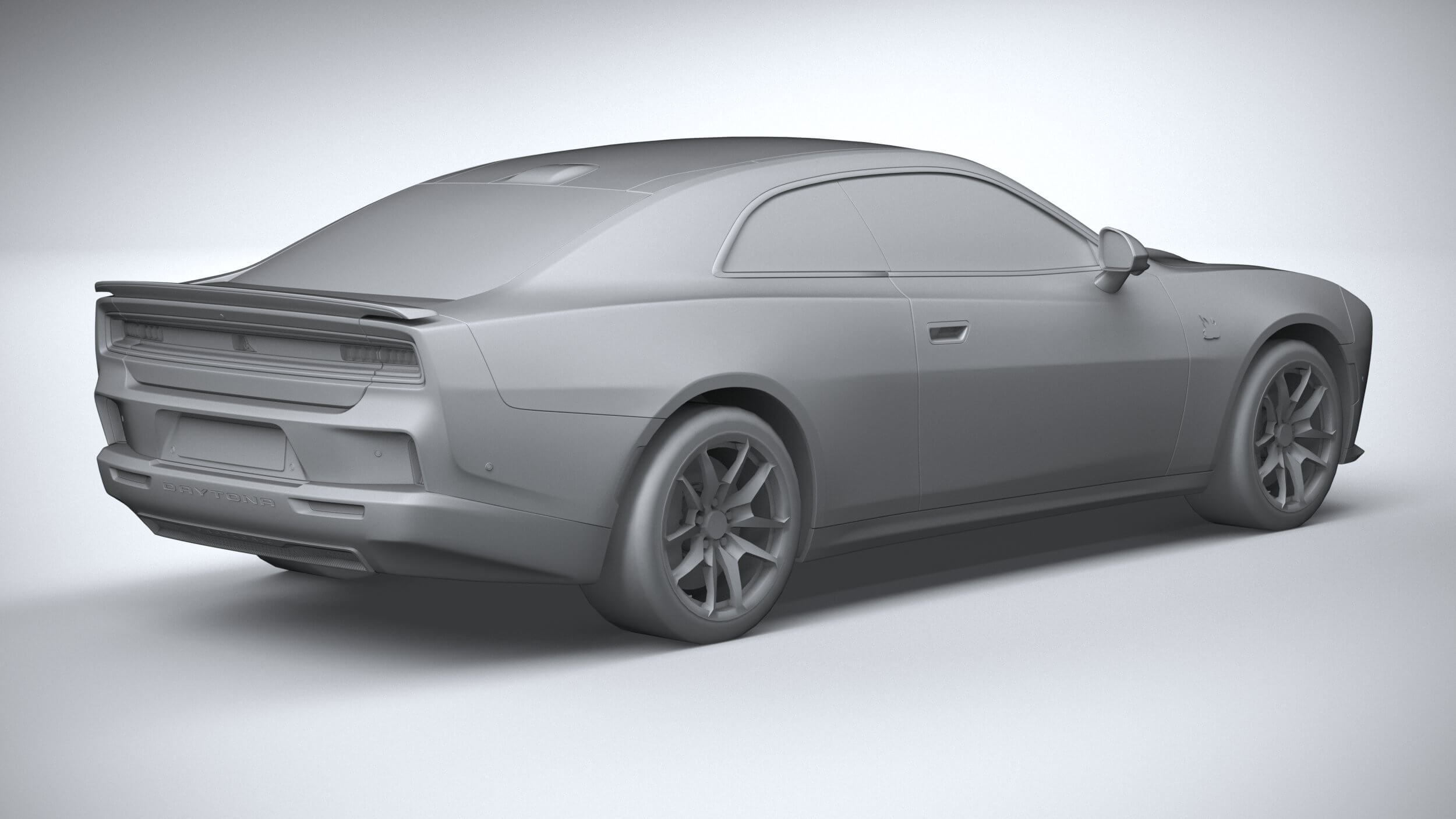 Dodge Charger Daytona 2024 Low Poly - 3D Model by SQUIR