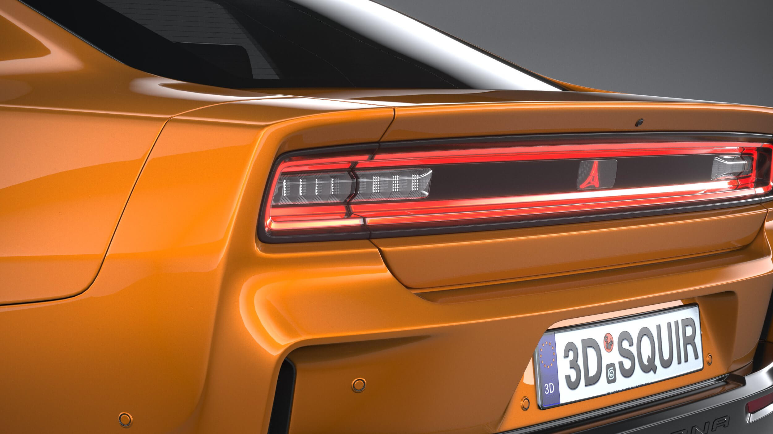 Dodge Charger Daytona 4-Door 2024 3D Model by SQUIR