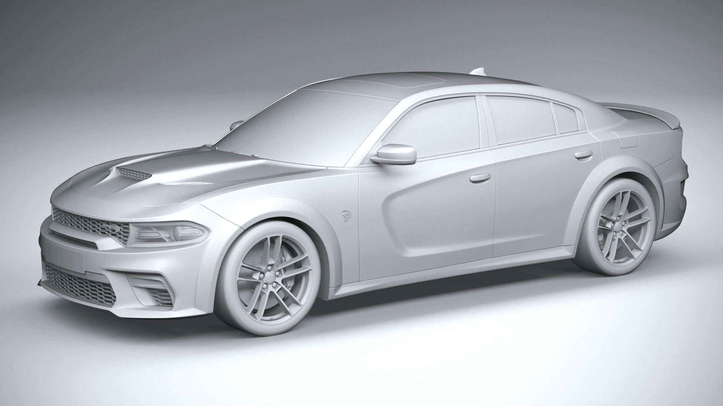 Dodge Charger SRT Hellcat Widebody 2020 - 3D Model by SQUIR