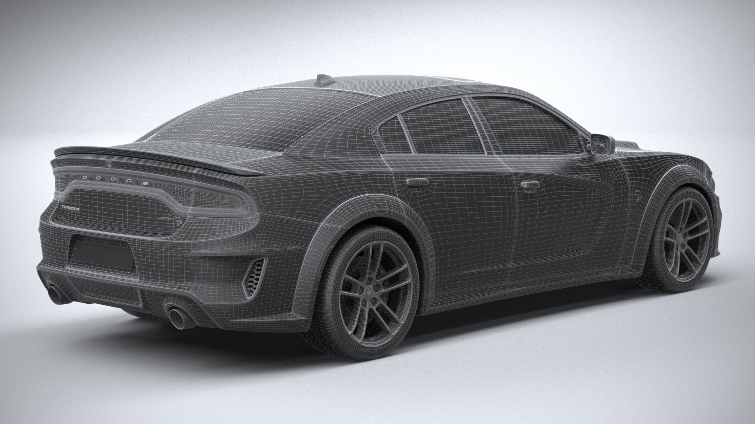 Dodge Charger SRT Hellcat Widebody 2020 - 3D Model by SQUIR