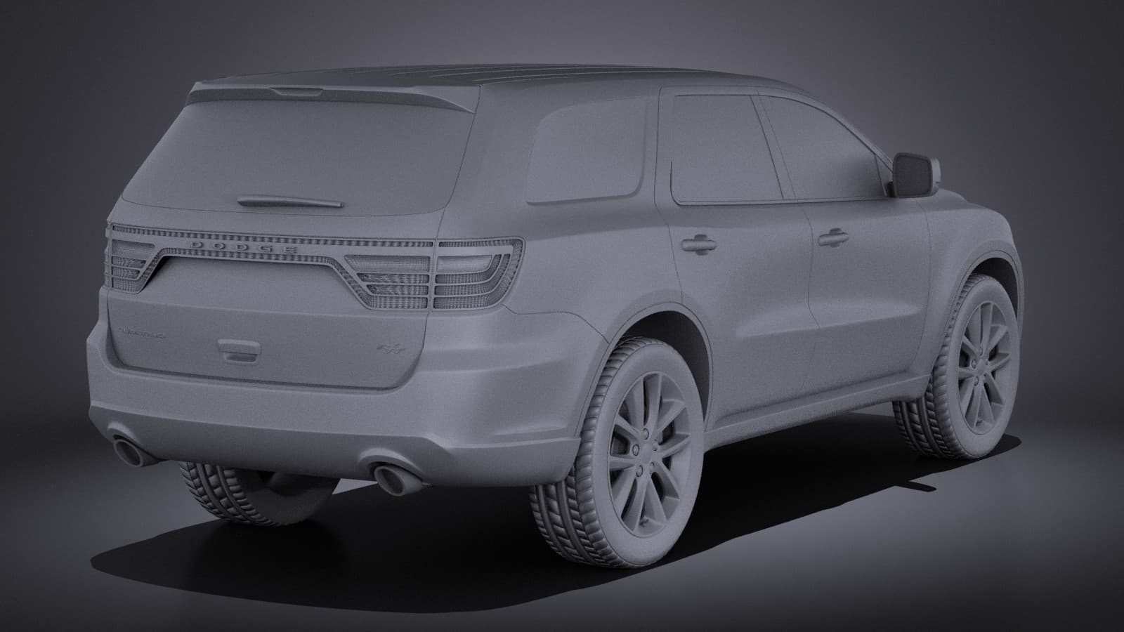 Dodge Durango 2014 (V-Ray) 3D Model by SQUIR