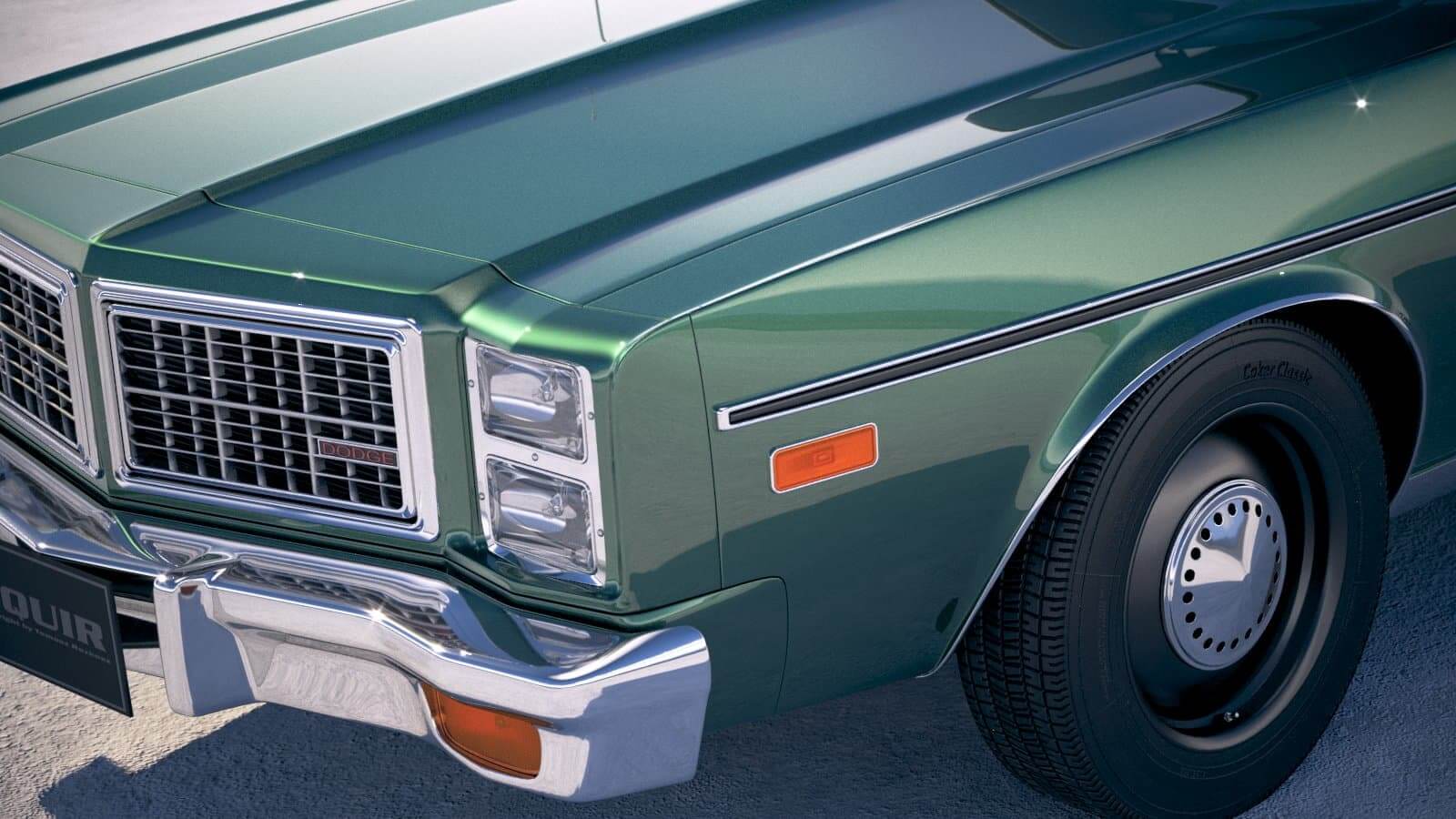 Dodge Monaco 1977 - 3D Model by SQUIR