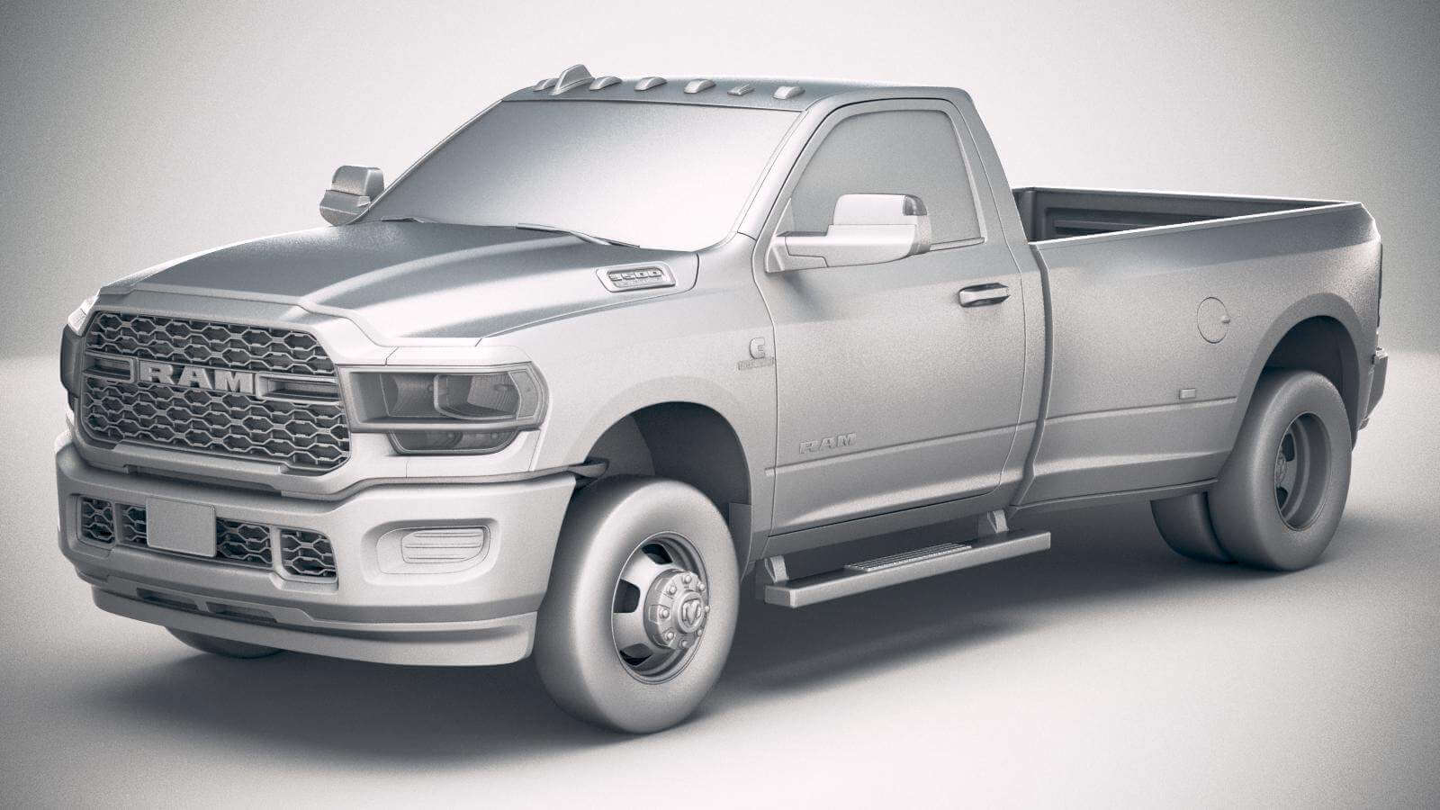 Dodge Ram 3500 HD Single Cab 2019 - 3D Model by SQUIR