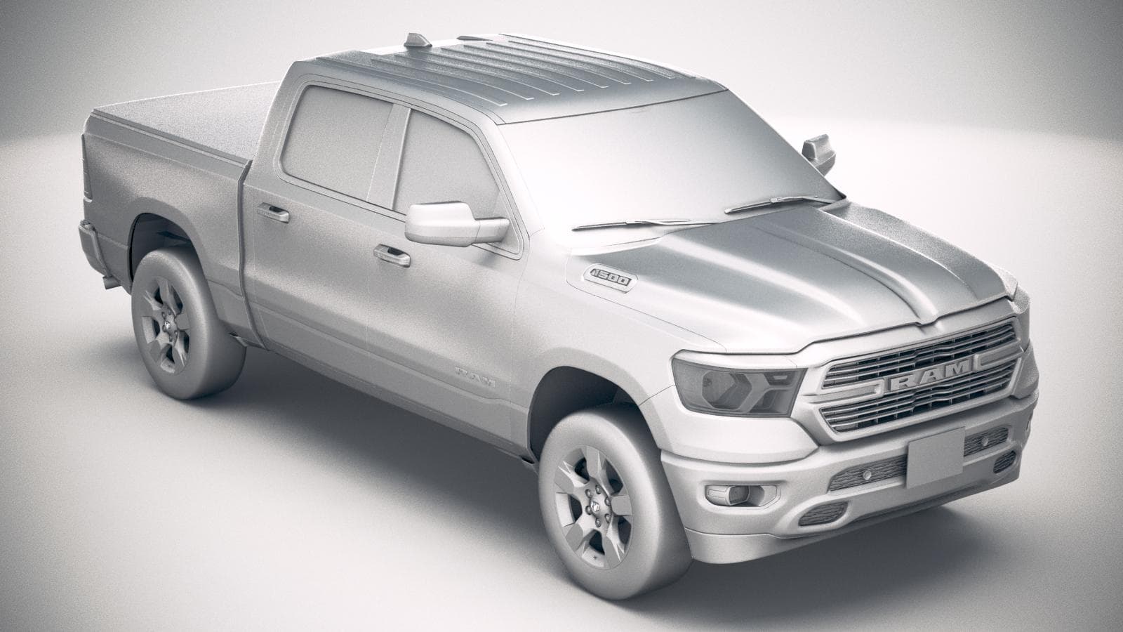 Dodge RAM BigHorn 2019 - 3D Model by SQUIR