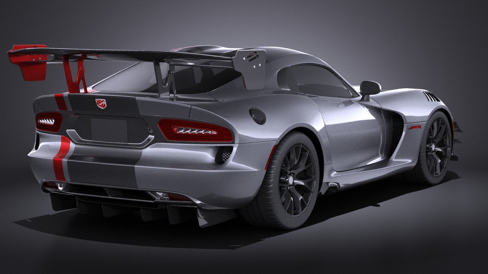 Dodge Viper ACR 2016 (V-Ray) 3D Model by SQUIR