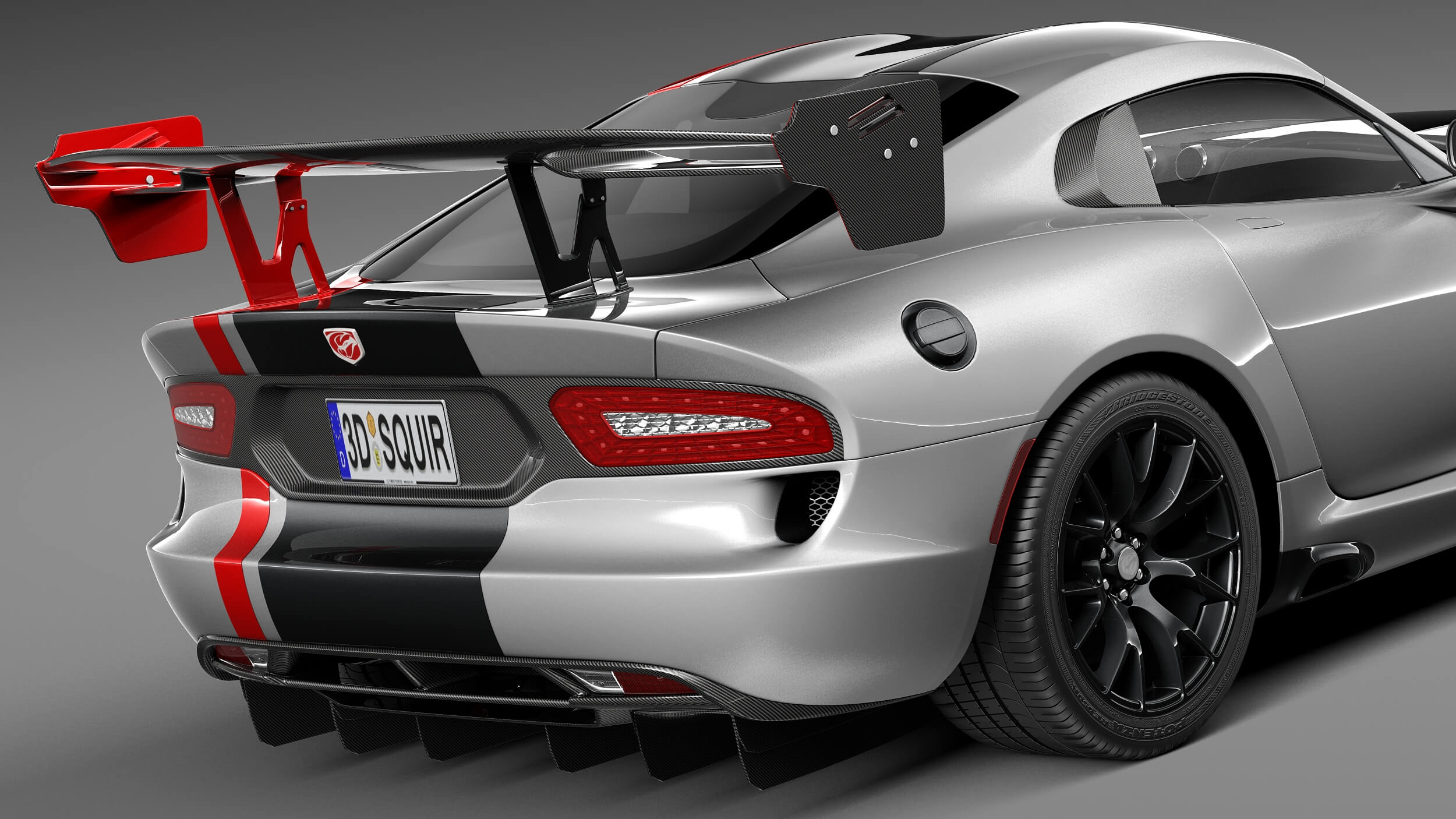 Dodge Viper ACR 2016 - 3D Model by SQUIR
