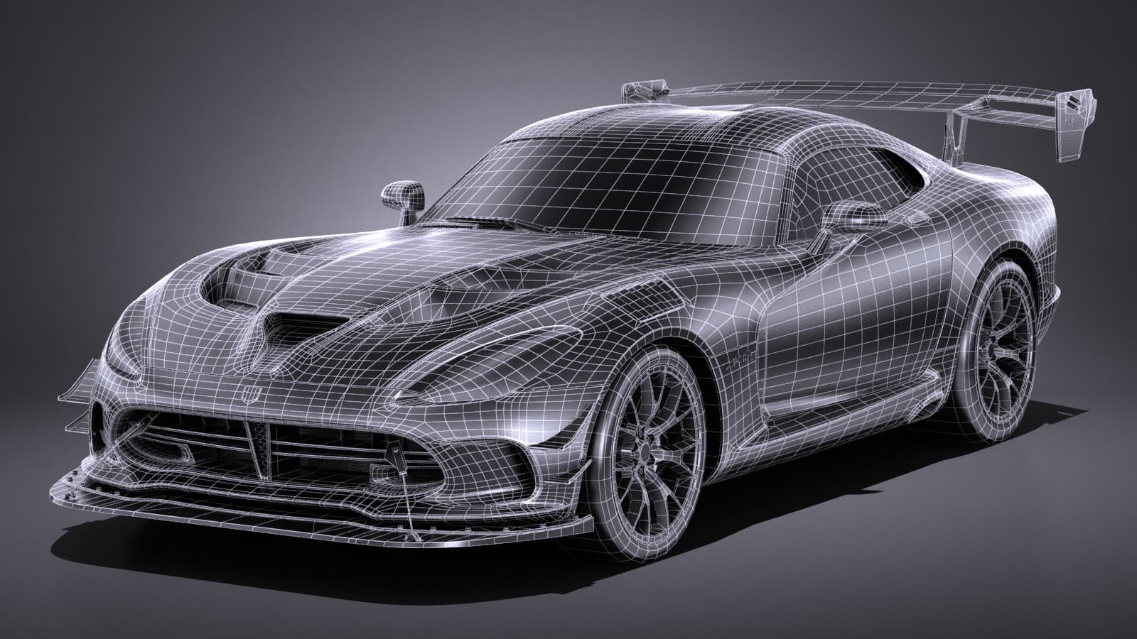 Dodge Viper ACR 2016 - 3D Model by SQUIR