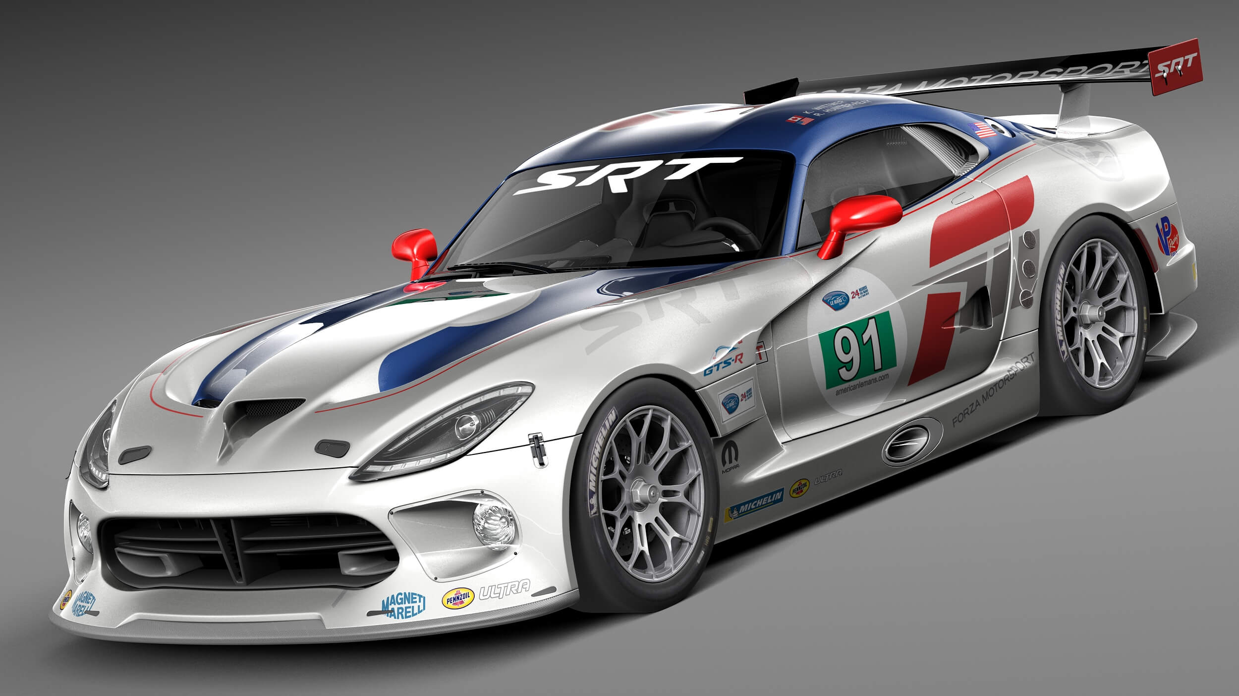 Dodge Viper GTS-R 2013 3D Model by SQUIR