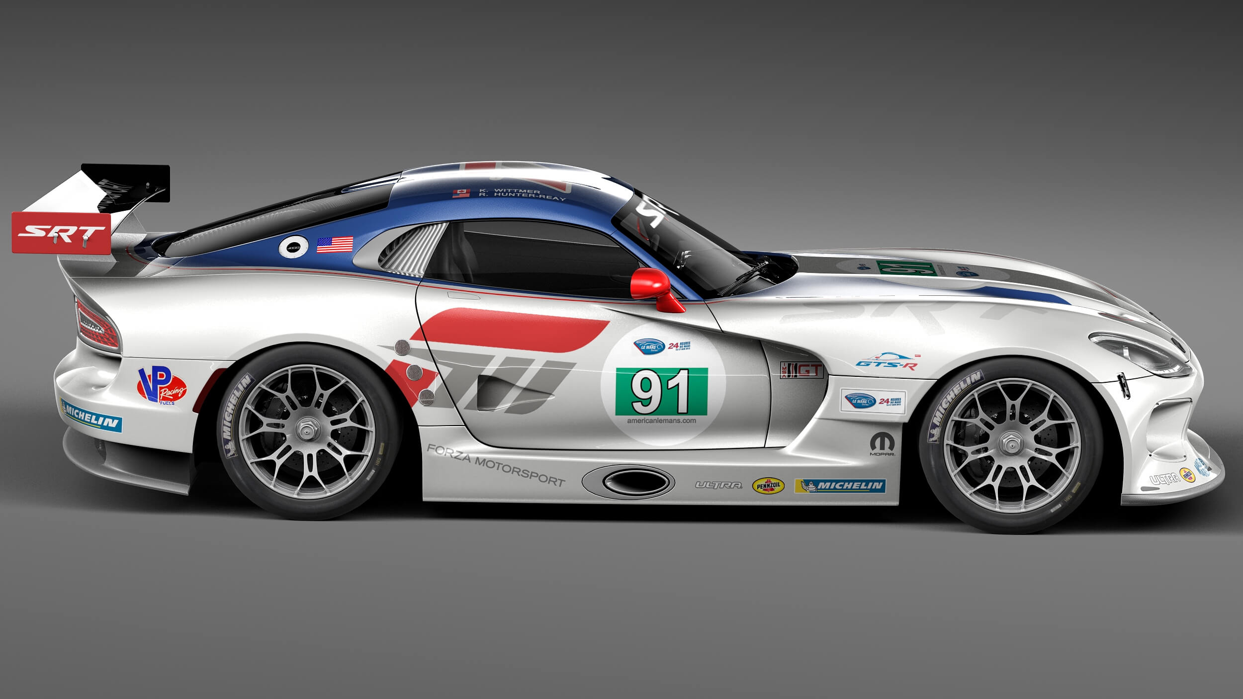 Dodge Viper GTS-R 2013 3D Model by SQUIR