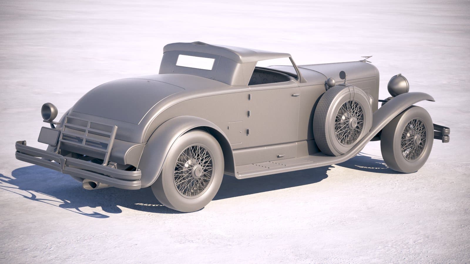 Duesenberg SJ Roadster 1935 (V-Ray) 3D Model by SQUIR