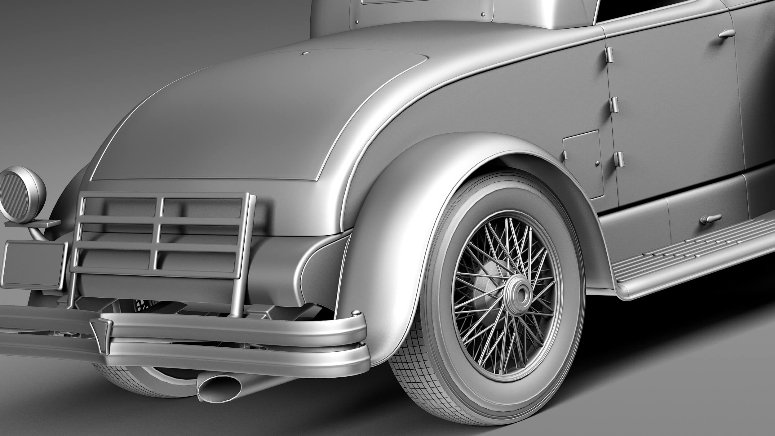 Duesenberg SJ Roadster 1935 - 3D Model by SQUIR