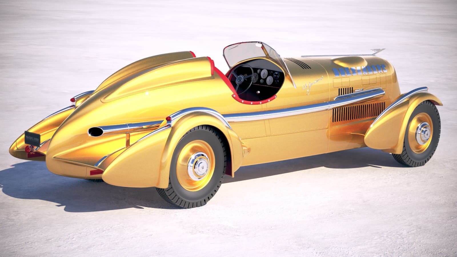 Duesenberg SJ Special Mormon Meteor 1935 (V-Ray) 3D Model by SQUIR