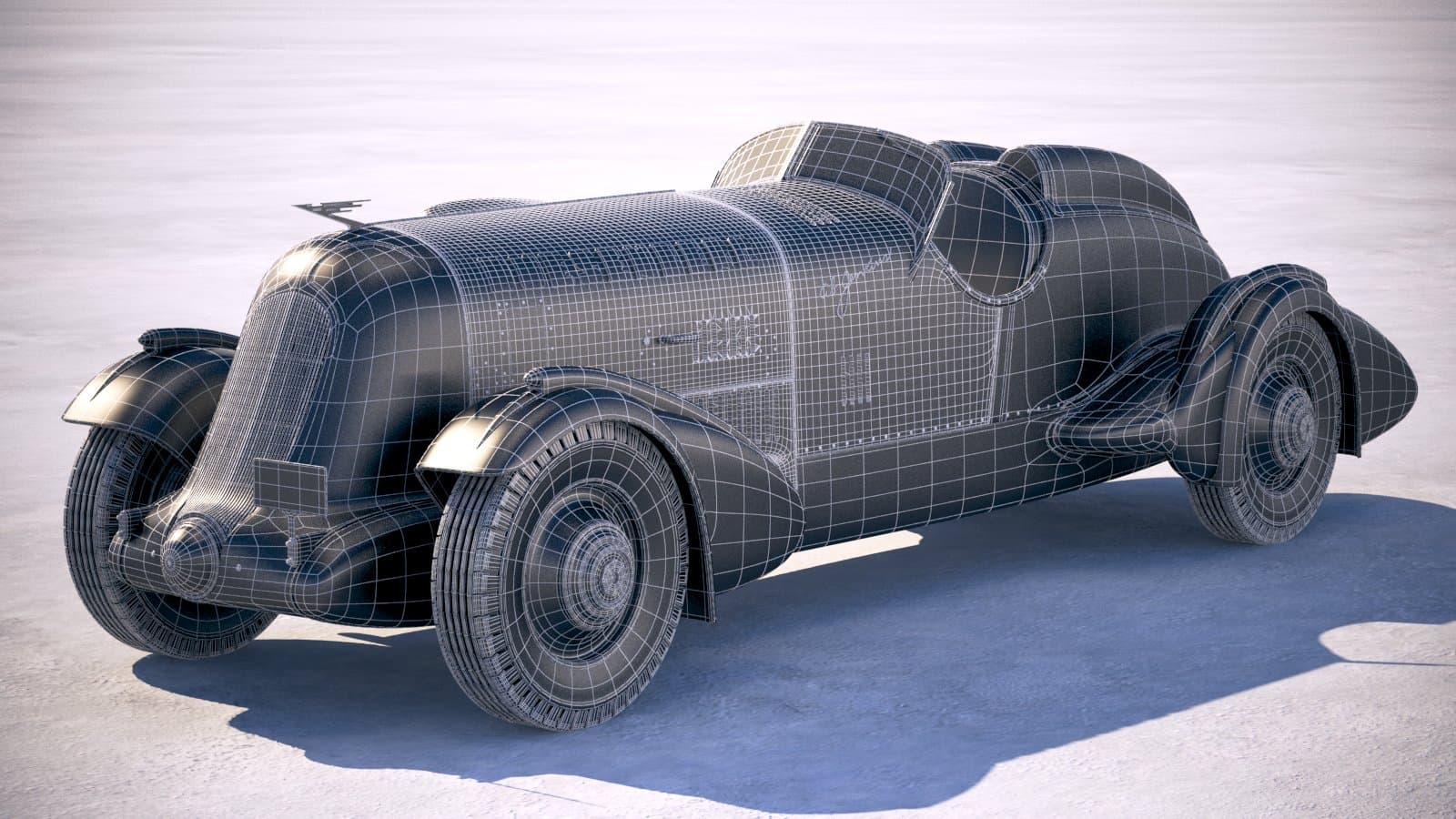 Duesenberg SJ Special Mormon Meteor 1935 (V-Ray) 3D Model by SQUIR