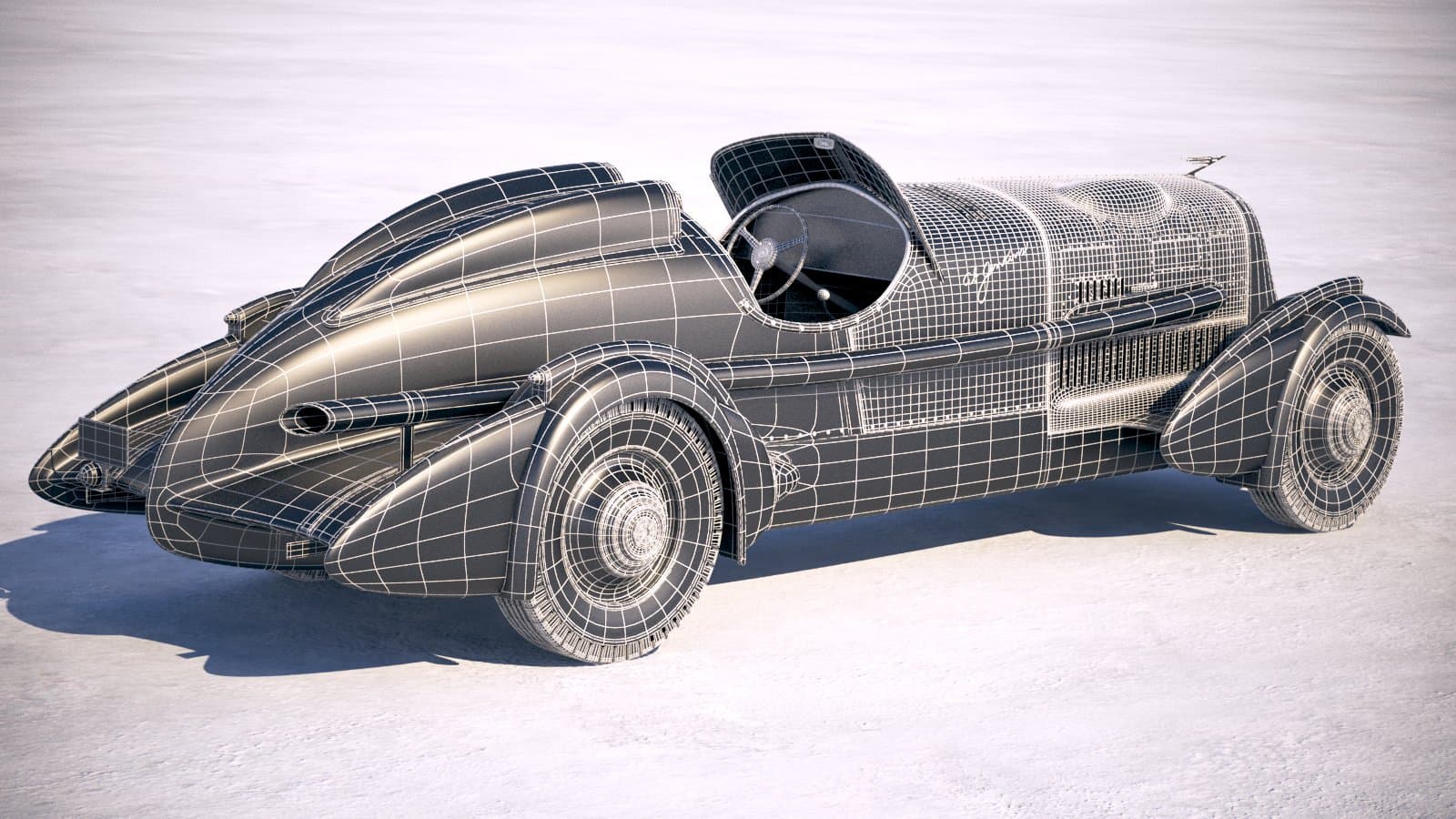 Duesenberg SJ Special Mormon Meteor 1935 (V-Ray) 3D Model by SQUIR