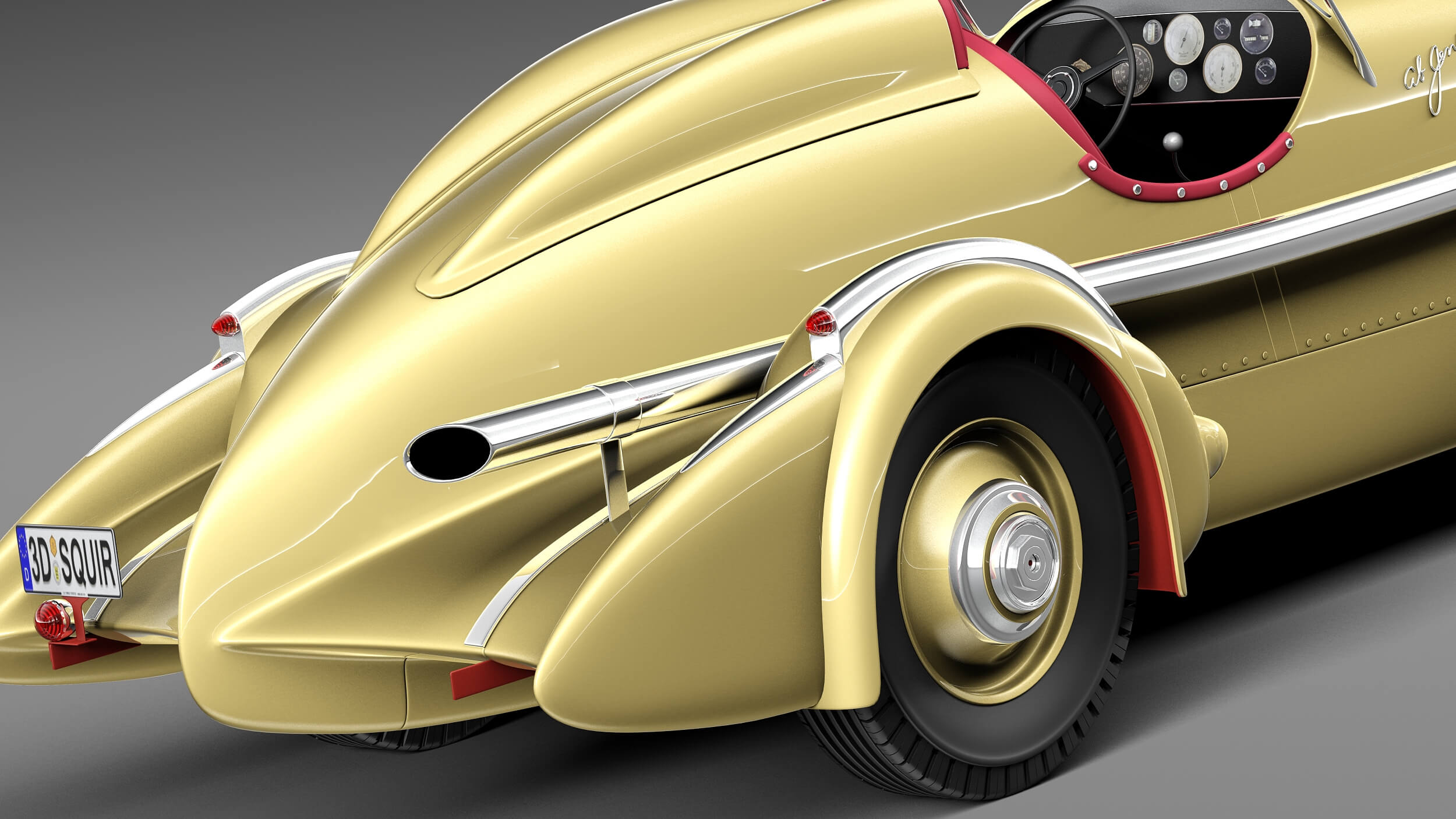 Duesenberg SJ Special Mormon Meteor 1935 - 3D Model by SQUIR