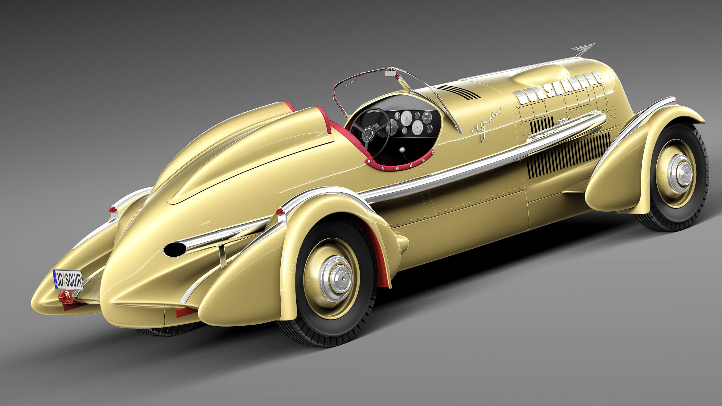 Duesenberg SJ Special Mormon Meteor 1935 - 3D Model by SQUIR