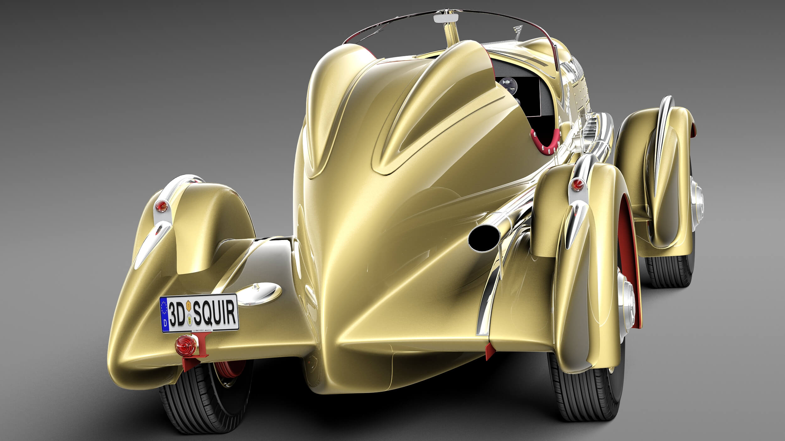Duesenberg SJ Special Mormon Meteor 1935 - 3D Model by SQUIR