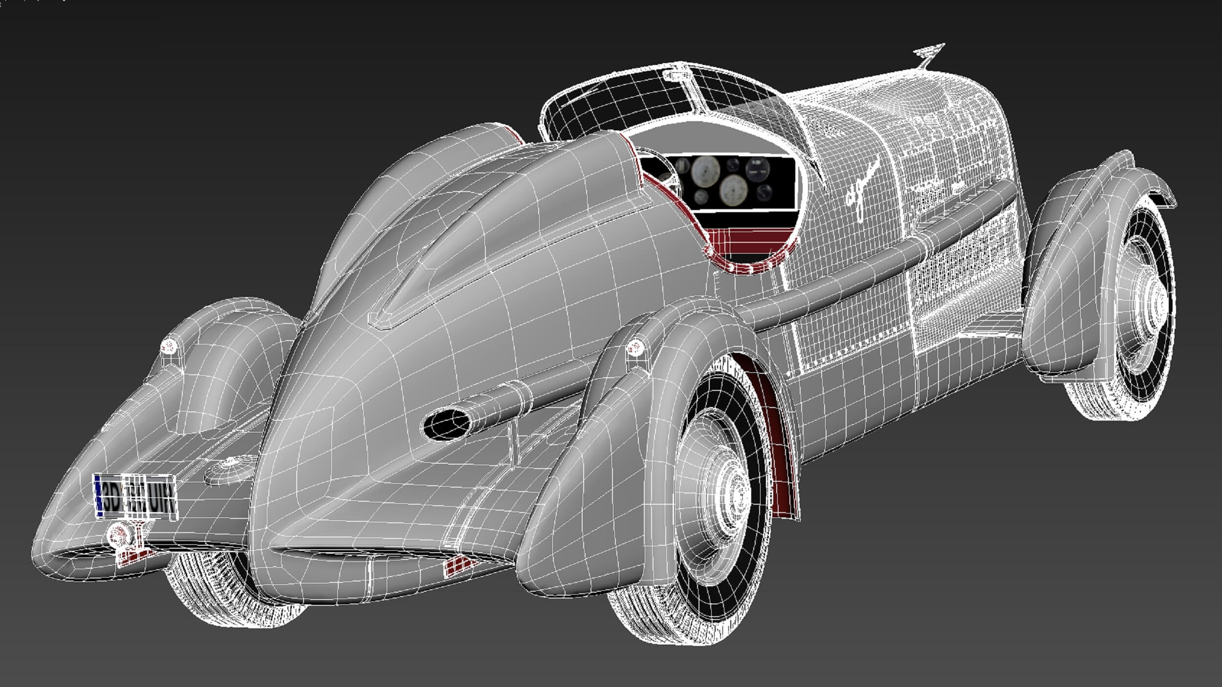 Duesenberg SJ Special Mormon Meteor 1935 - 3D Model by SQUIR