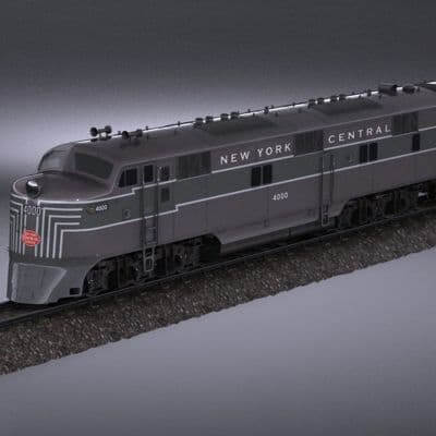 EMD E7 NYCRR Subway Train - 3D Model by SQUIR