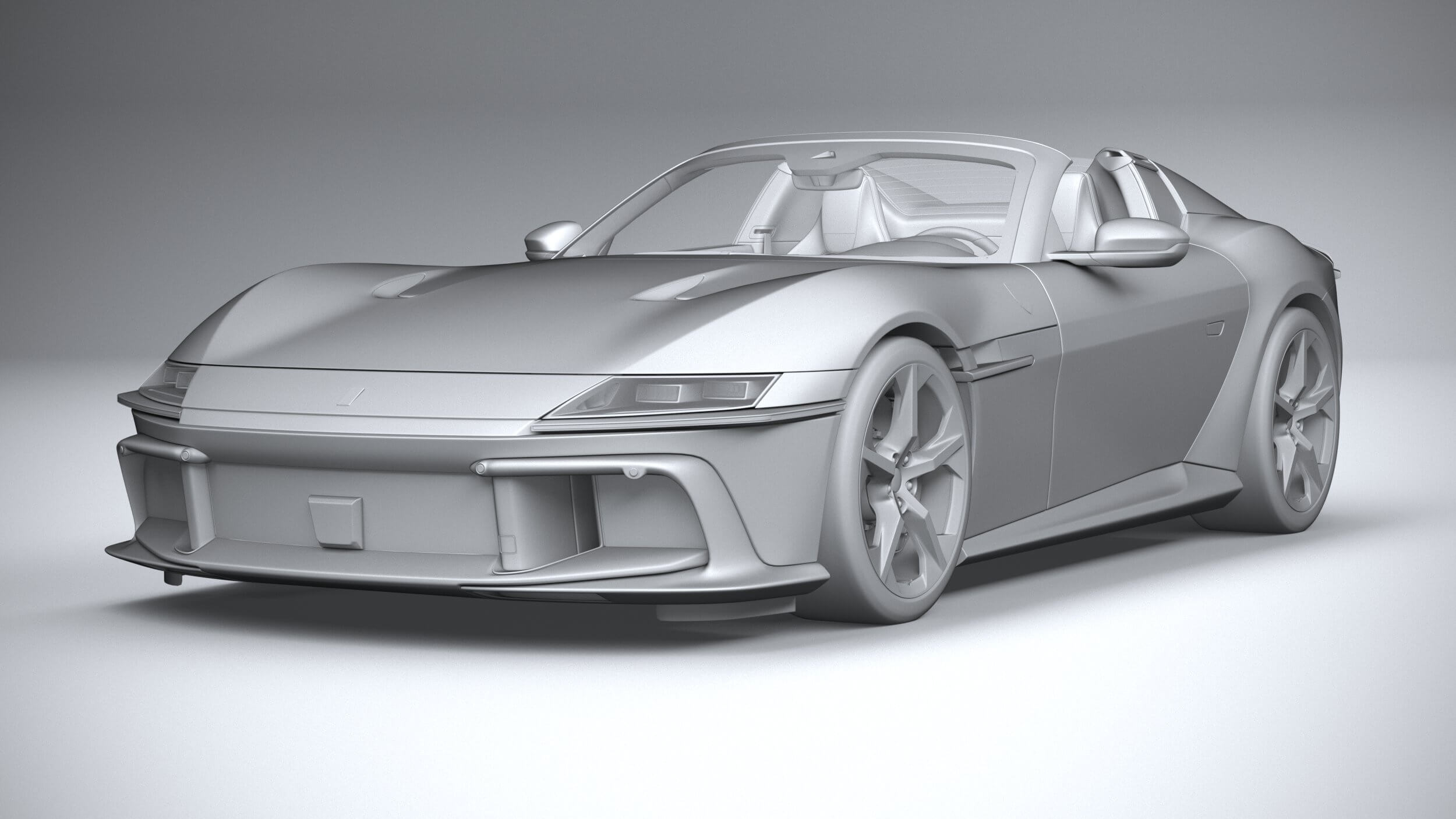 Ferrari 12Cilindri Spider 2025 - 3D Model by SQUIR