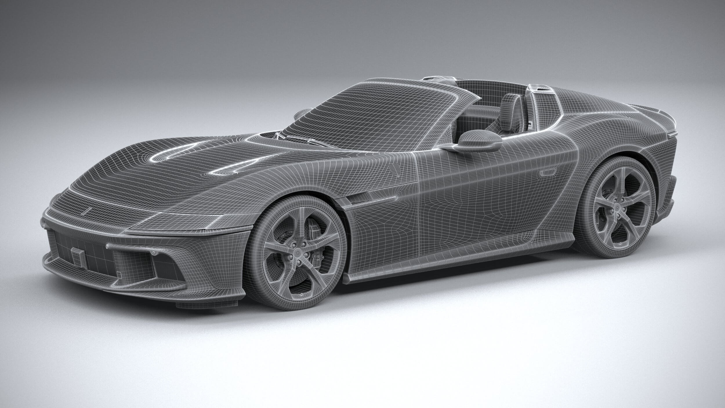 Ferrari 12Cilindri Spider 2025 - 3D Model by SQUIR