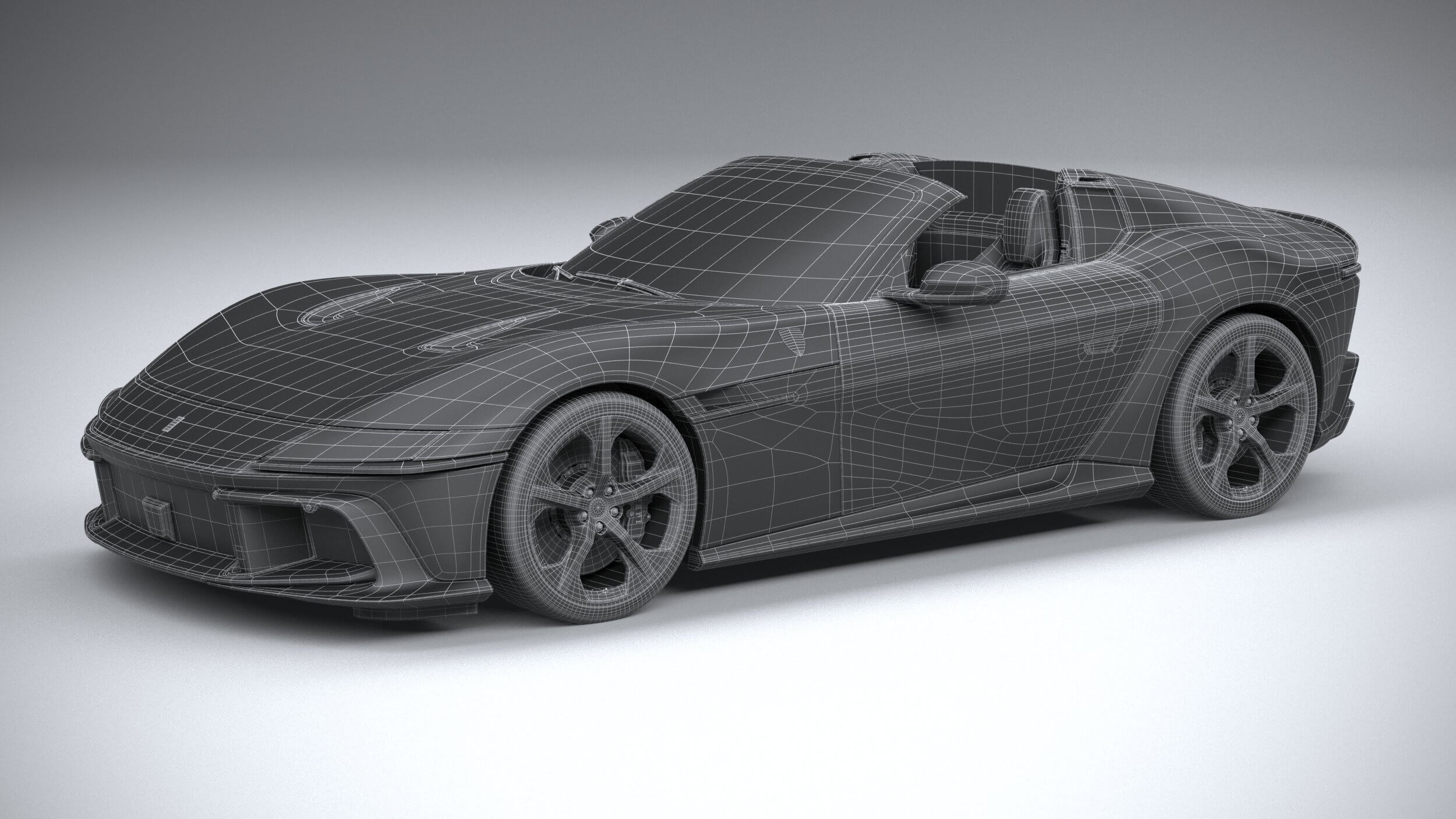 Ferrari 12Cilindri Spider 2025 - 3D Model by SQUIR