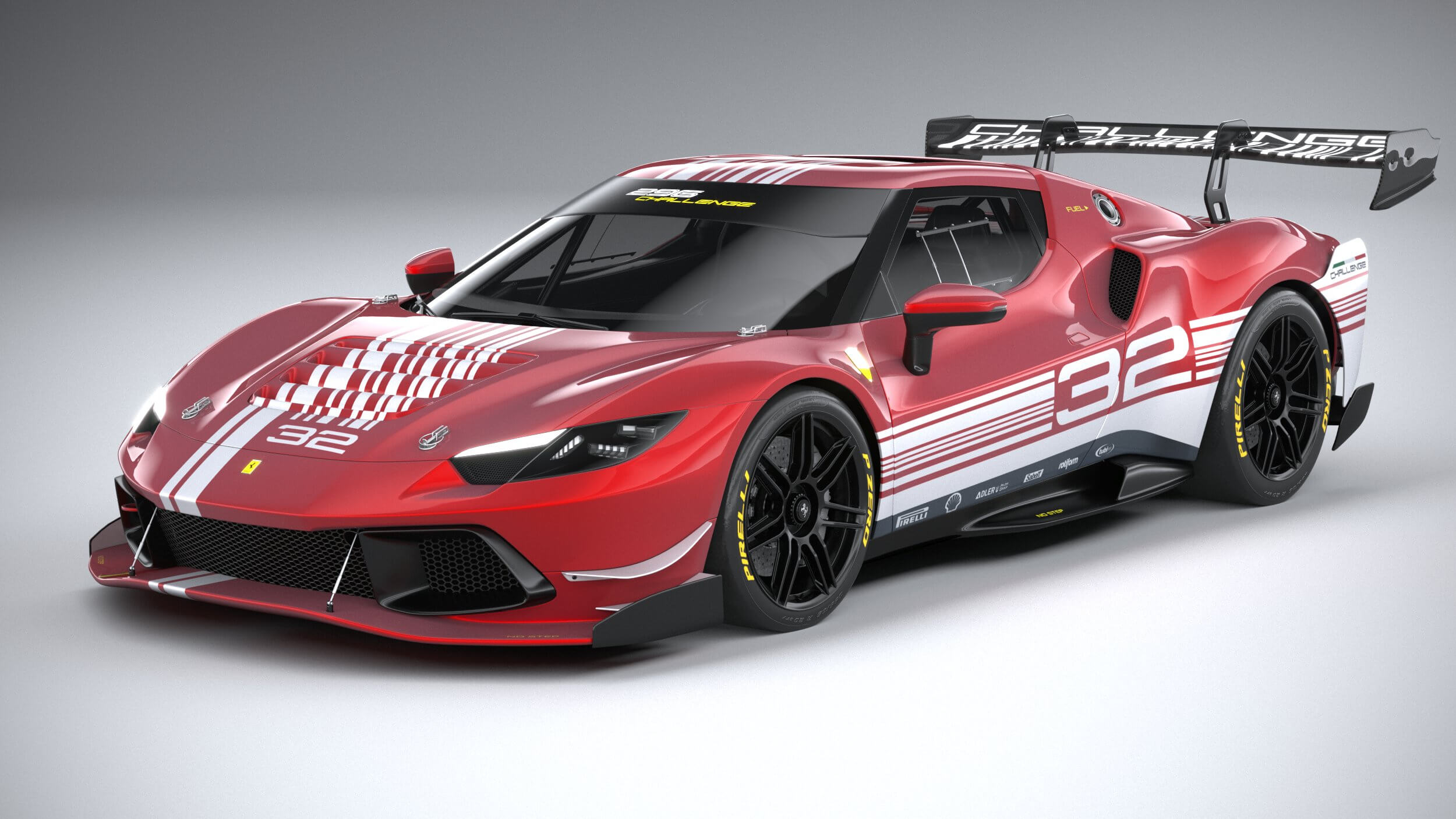 Ferrari 296 Challenge 2024 - 3D Model by SQUIR