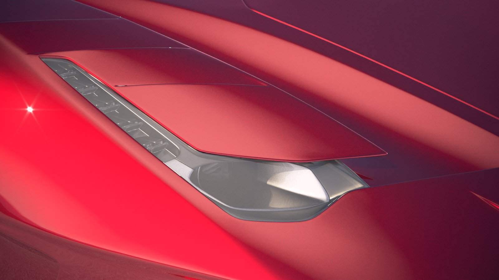 Ferrari 7X Design GTO Vision - 3D Model by SQUIR