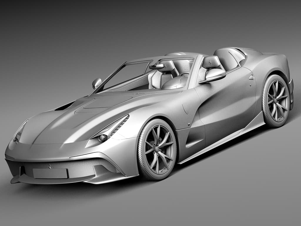 Ferrari F12 TRS Roadster 2015 - 3D Model by SQUIR