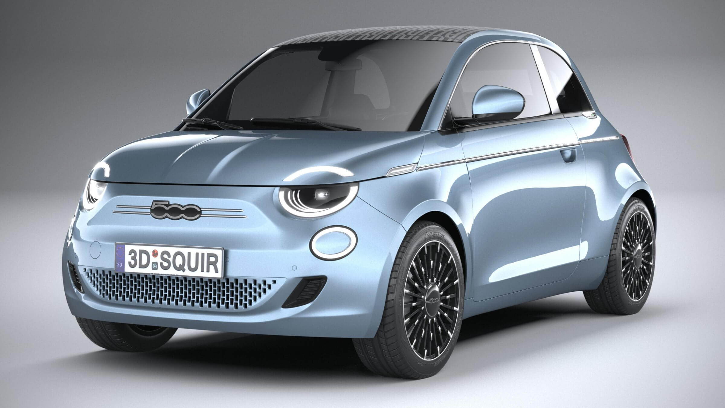 Fiat 500 La Prima 2021 - 3D Model by SQUIR