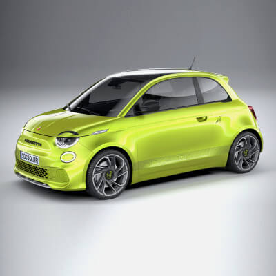 Fiat 500e Abarth 2023 - 3D Model by SQUIR