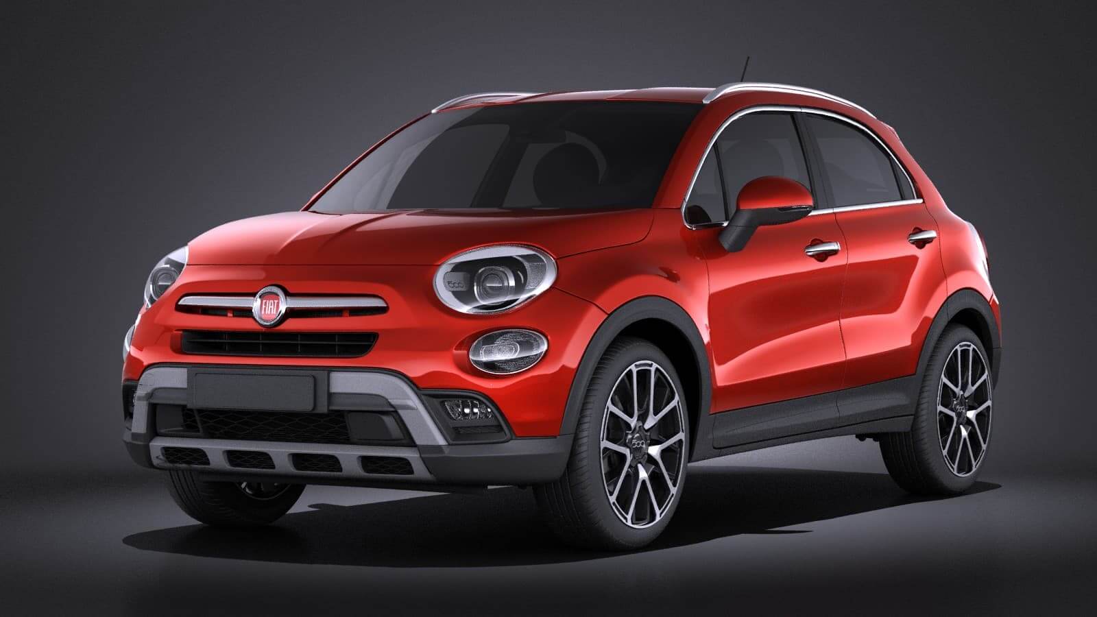 Fiat 500X Cross 2015 (V-Ray) 3D Model by SQUIR
