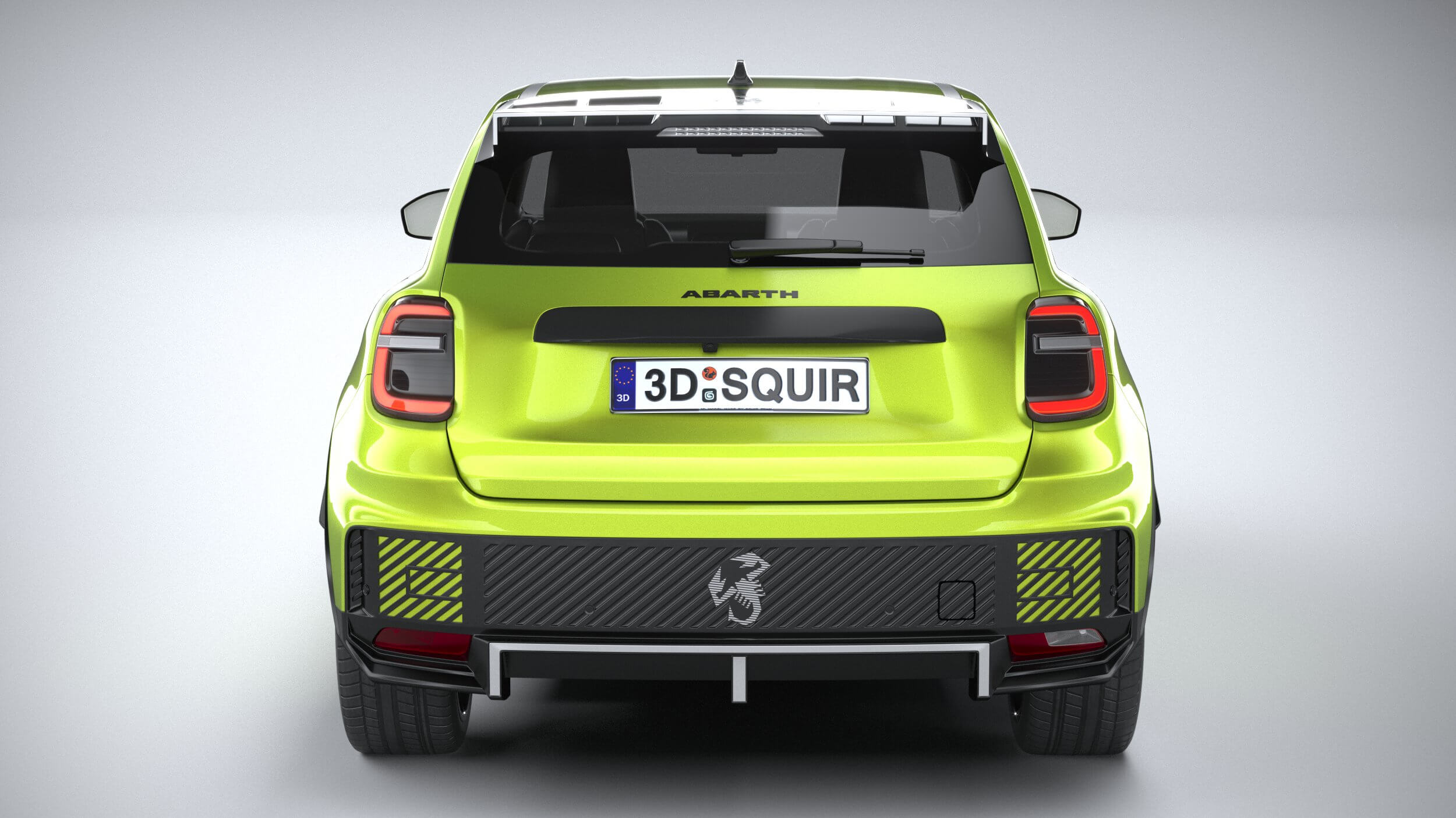 Fiat 600E Abarth 2025 - 3D Model by SQUIR