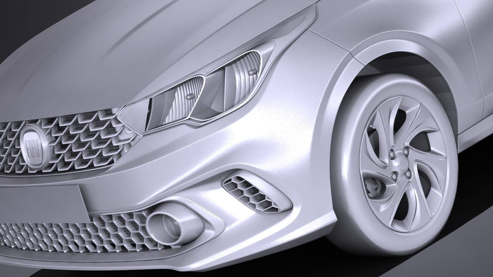 Fiat Argo 2018 - 3D Model by SQUIR