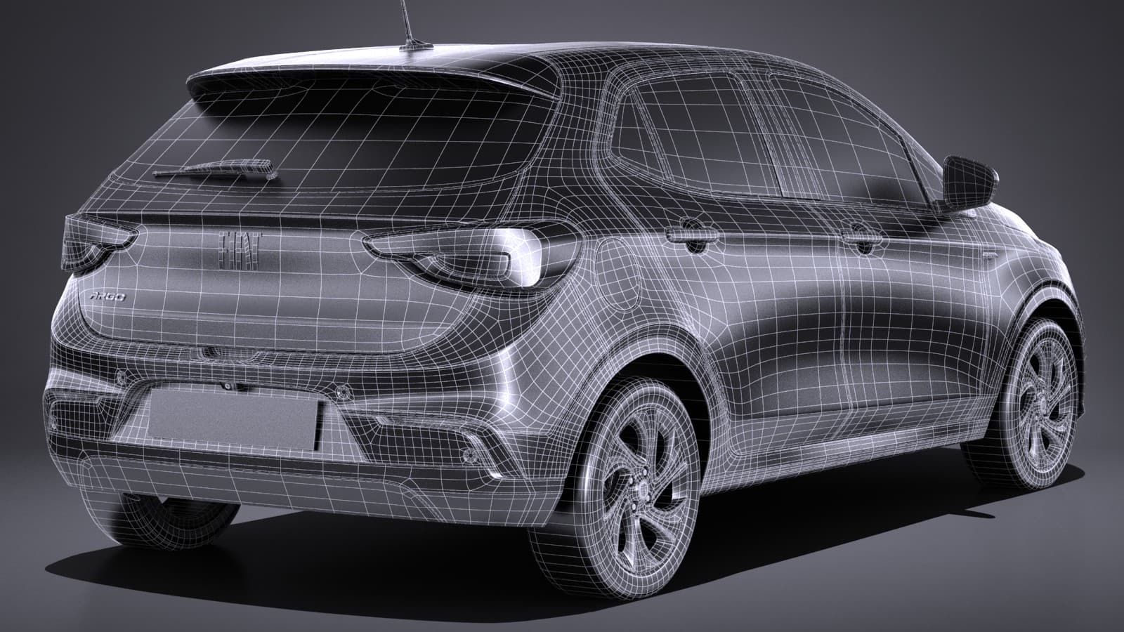 Fiat Argo 2018 - 3D Model by SQUIR